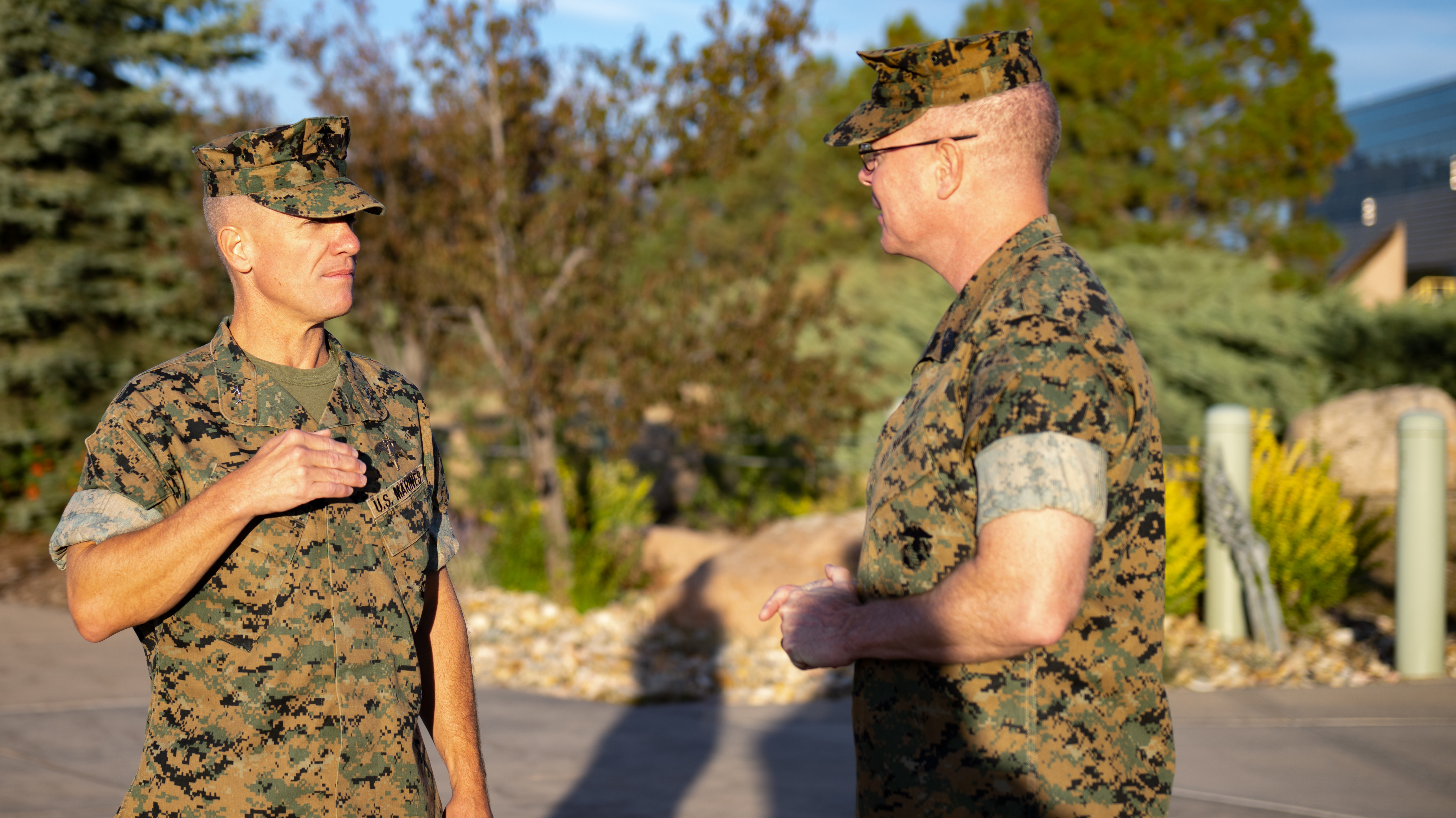 MARSOC commander visits USSPACECOM