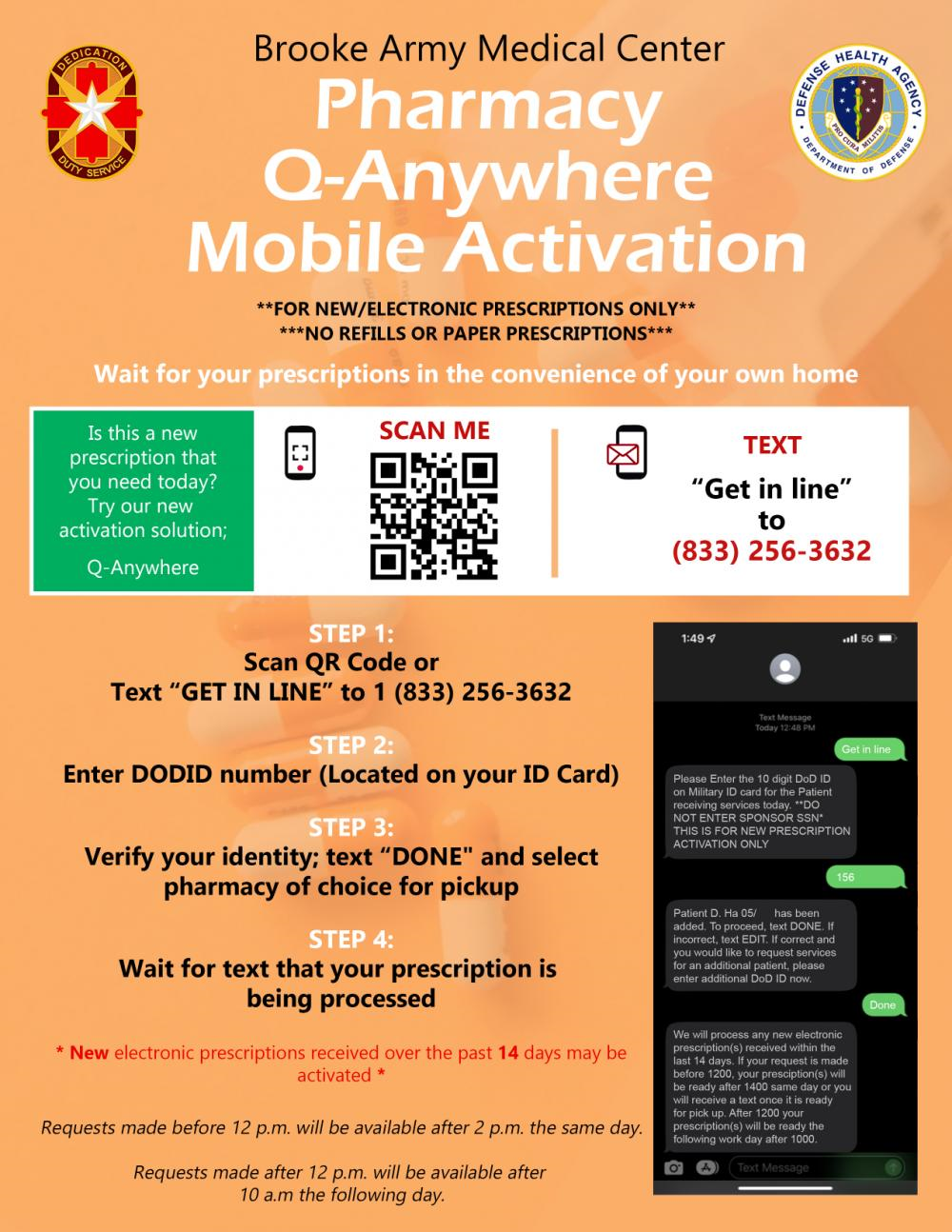 BAMC launches new texting option for prescription activation > Brooke ...