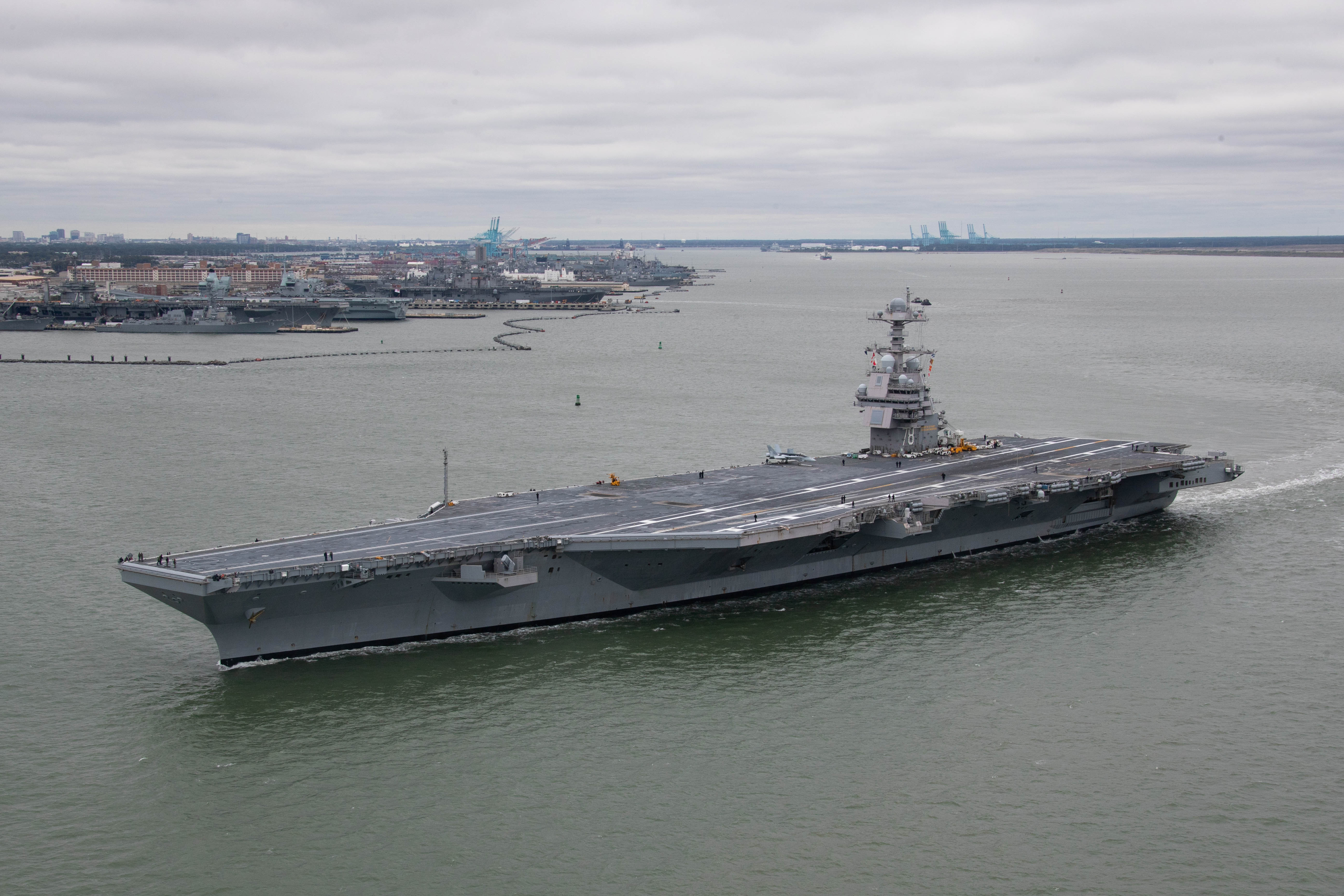Gerald R. Ford Carrier Strike Group Departs for First Deployment > U.S ...