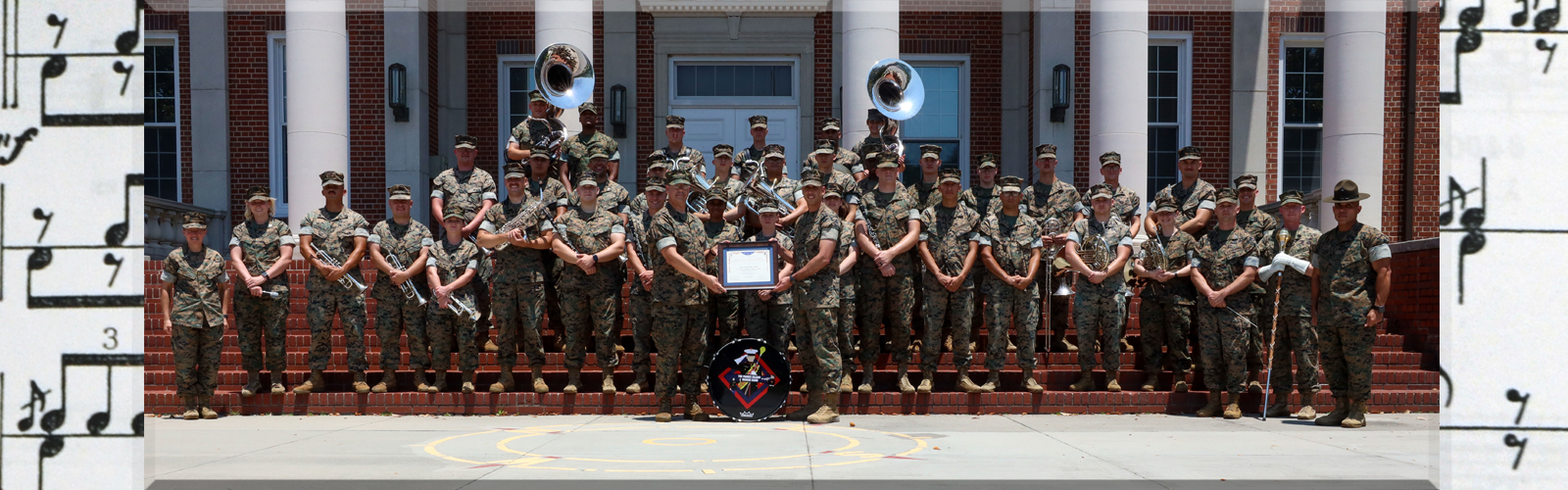 MCRD Parris Island Band Desktop Dashboard Photo