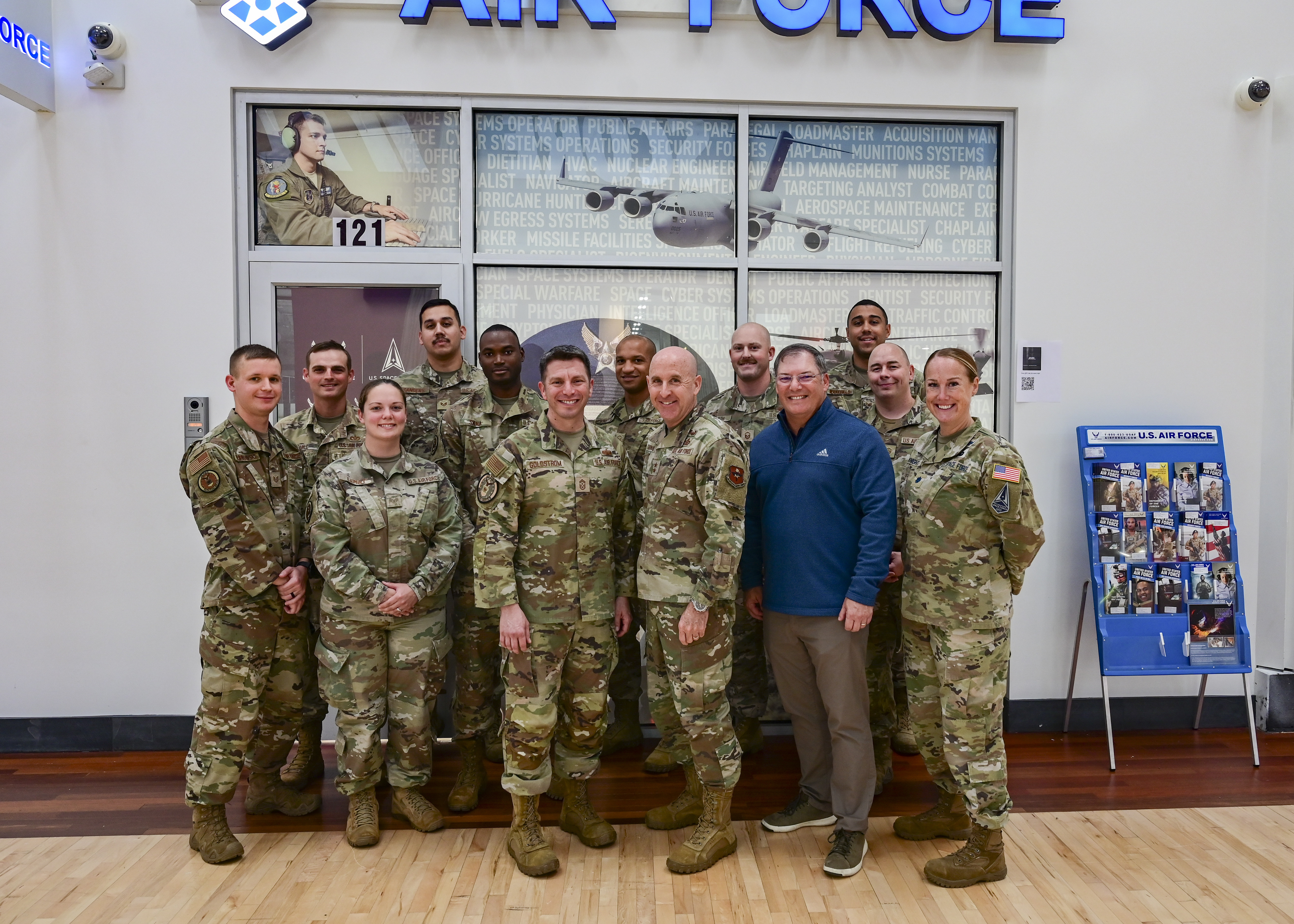 AFRS leadership visits 347th RCS > Air Force Accessions Center ...