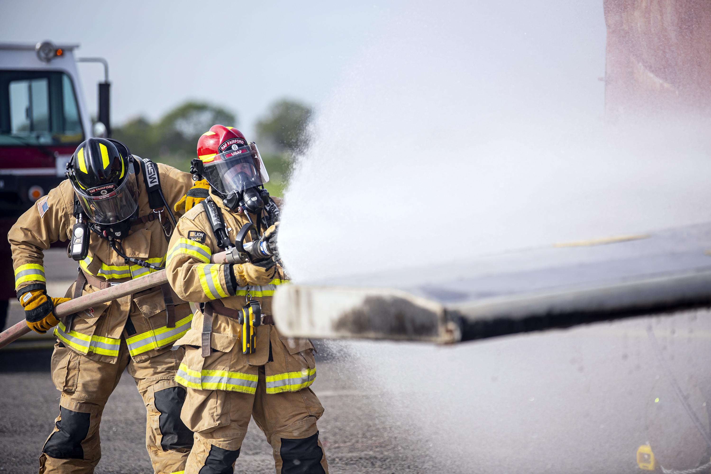Pathfinder firefighters turn up the heat during training > 501st Combat ...