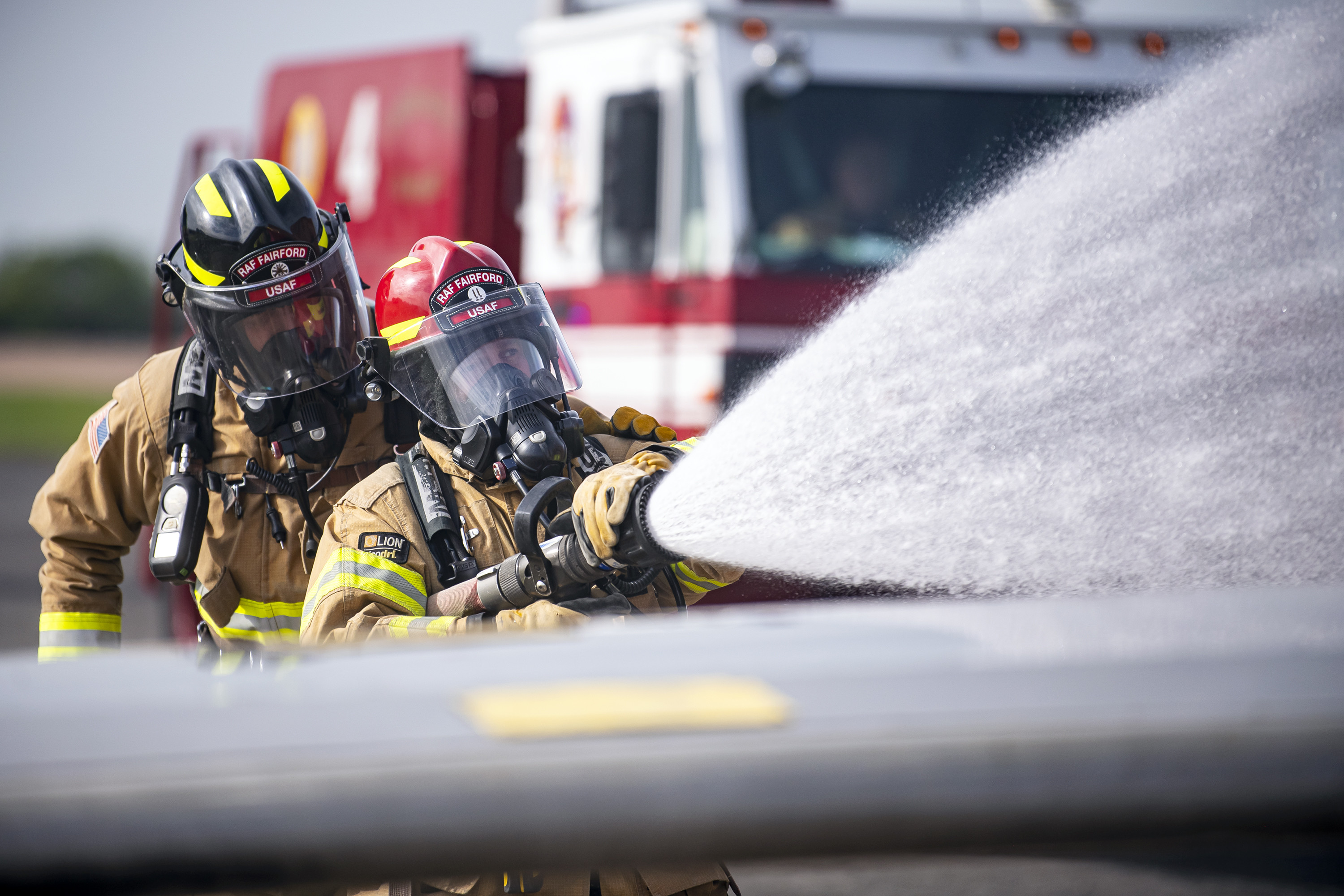Pathfinder firefighters turn up the heat during training > 501st Combat ...