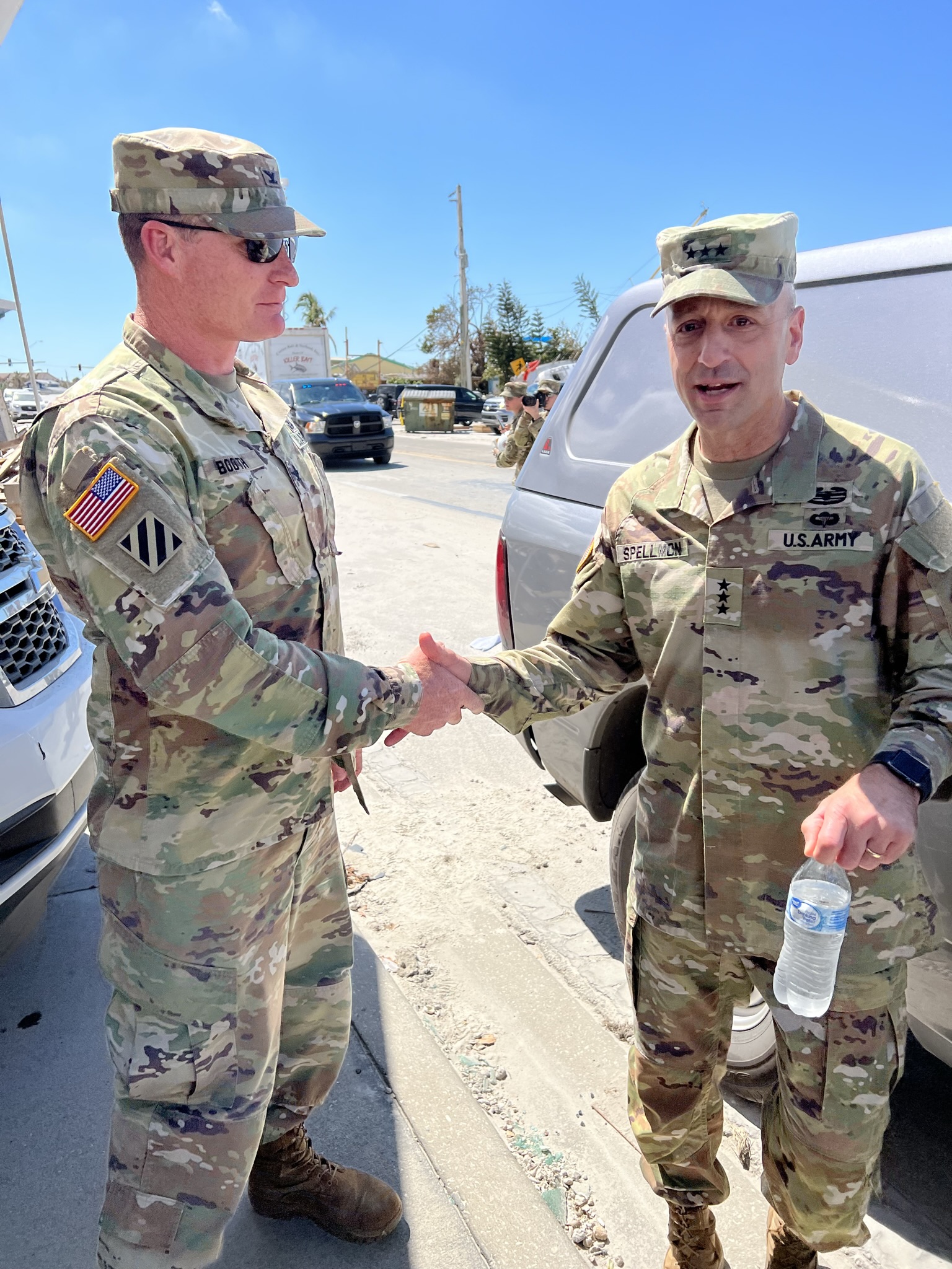 Chief of engineers visits Hurricane Ian battered Fort Myers Beach ...