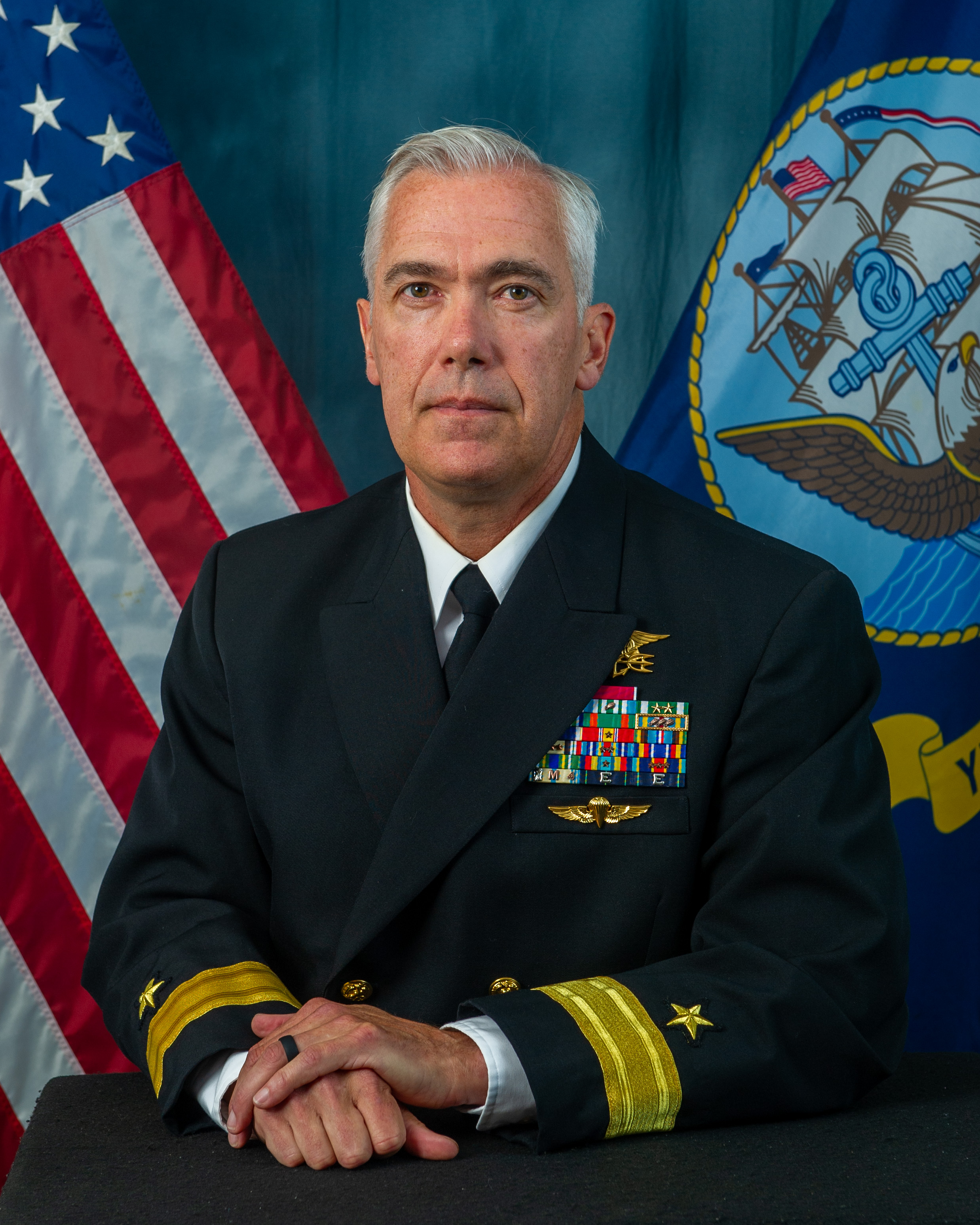Rear Admiral Andrew J. Schreiner > United States Navy > BioDisplay