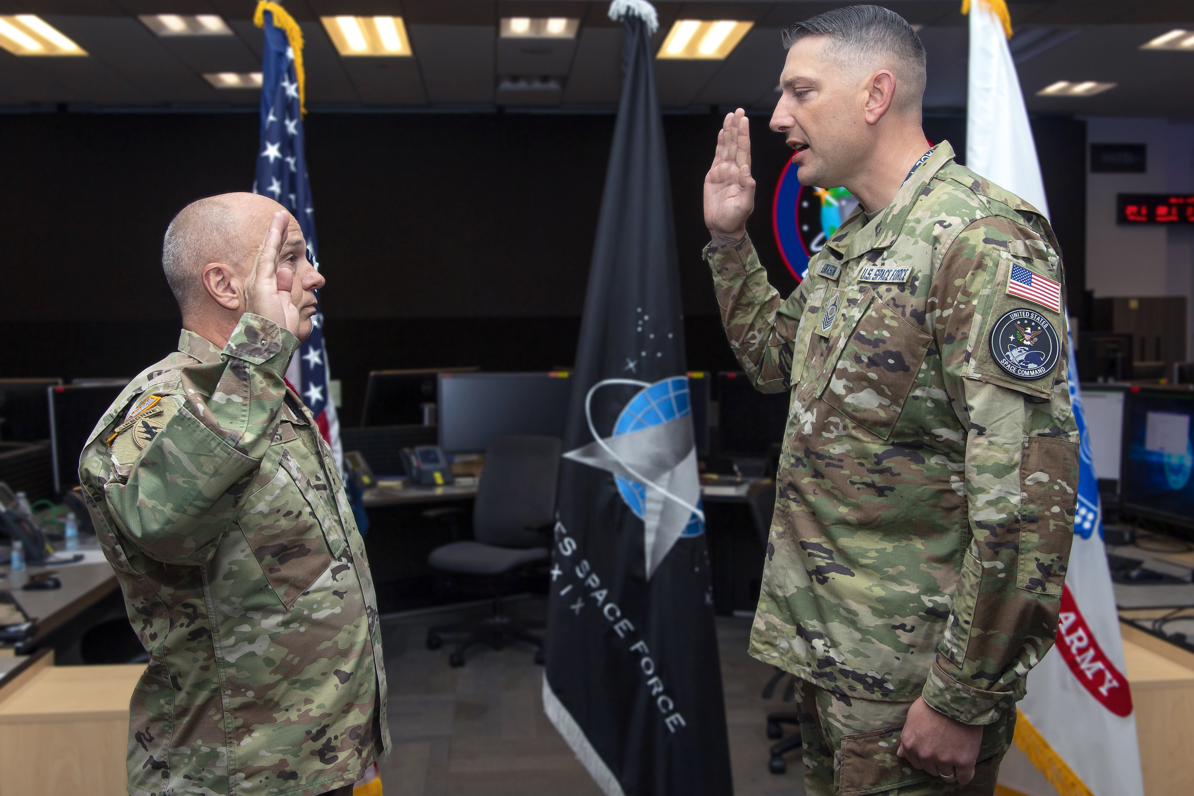 JTF-SD Soldier transfers into USSF > Space Operations Command (SpOC ...