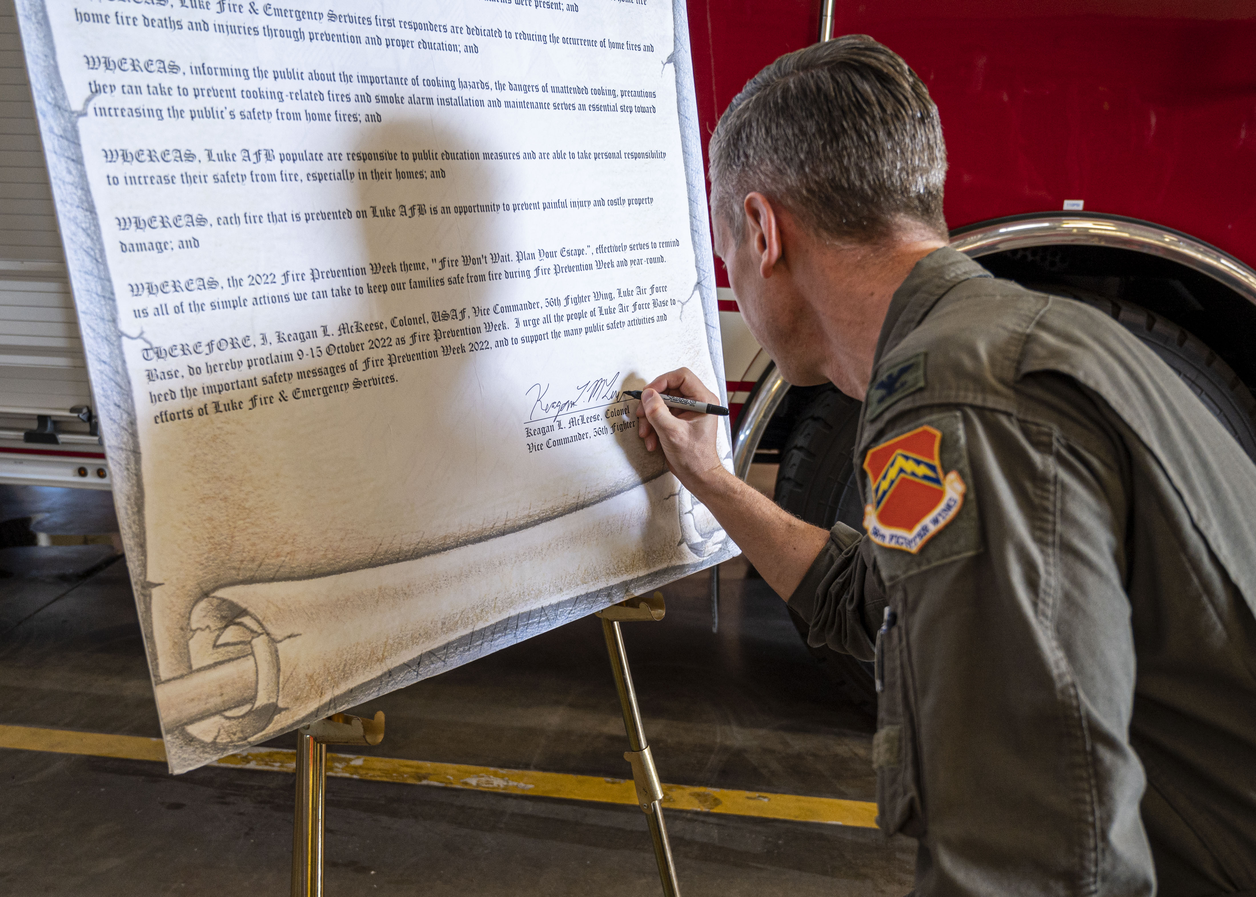 Luke AFB kicks off the 100th Fire Prevention Week > Luke Air Force Base ...