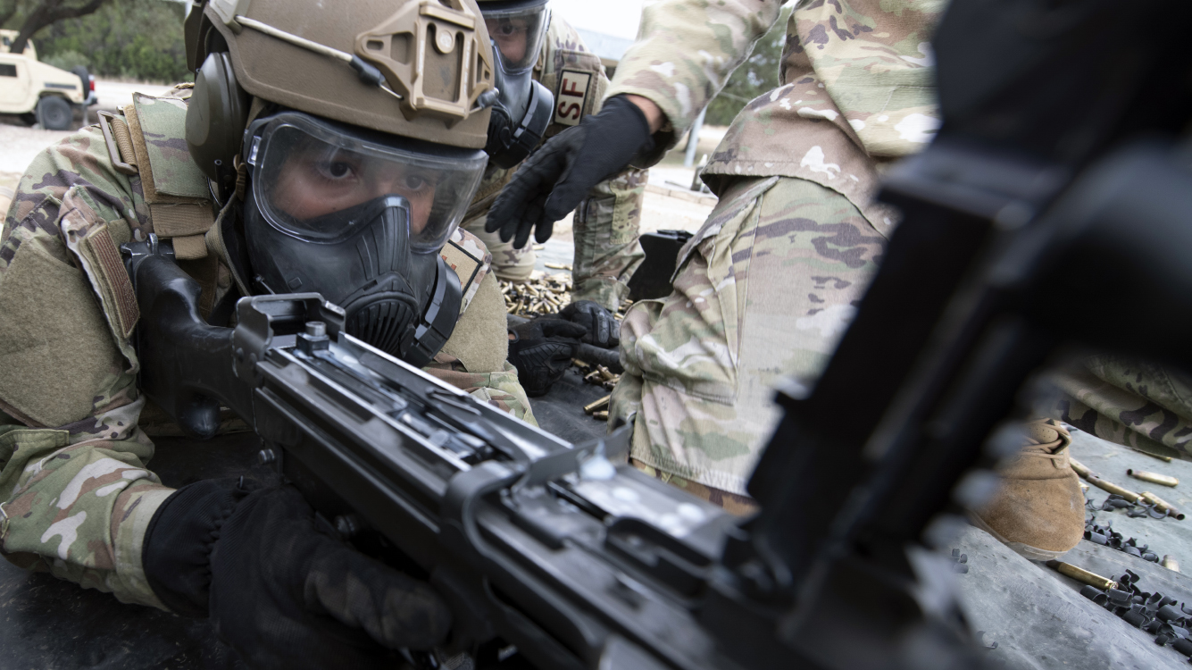 JBSA | Live Fire: Trainees take Lightweight Machine Gun Course at JBSA ...
