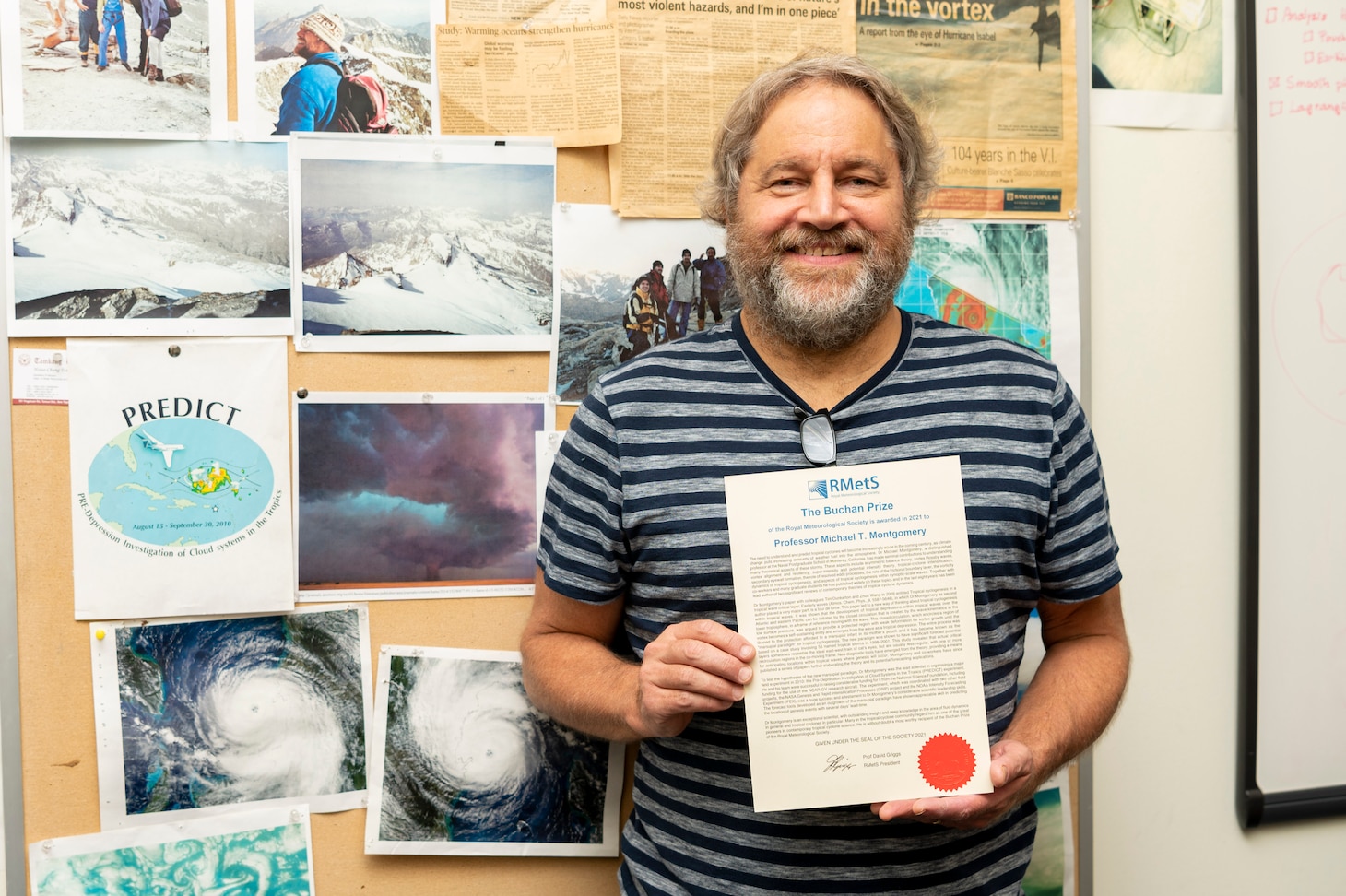 NPS Meteorology Professor Awarded Buchan Prize for Seminal Work in ...