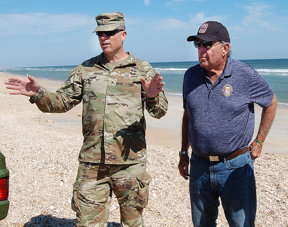 USACE leaders survey northeast Florida coastal conditions after ...