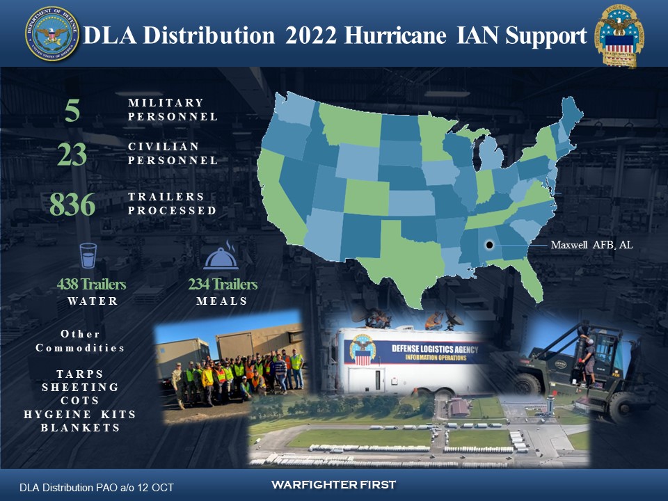 Defense Logistics Agency's Expeditionary Team Supports Hurricane Ian ...