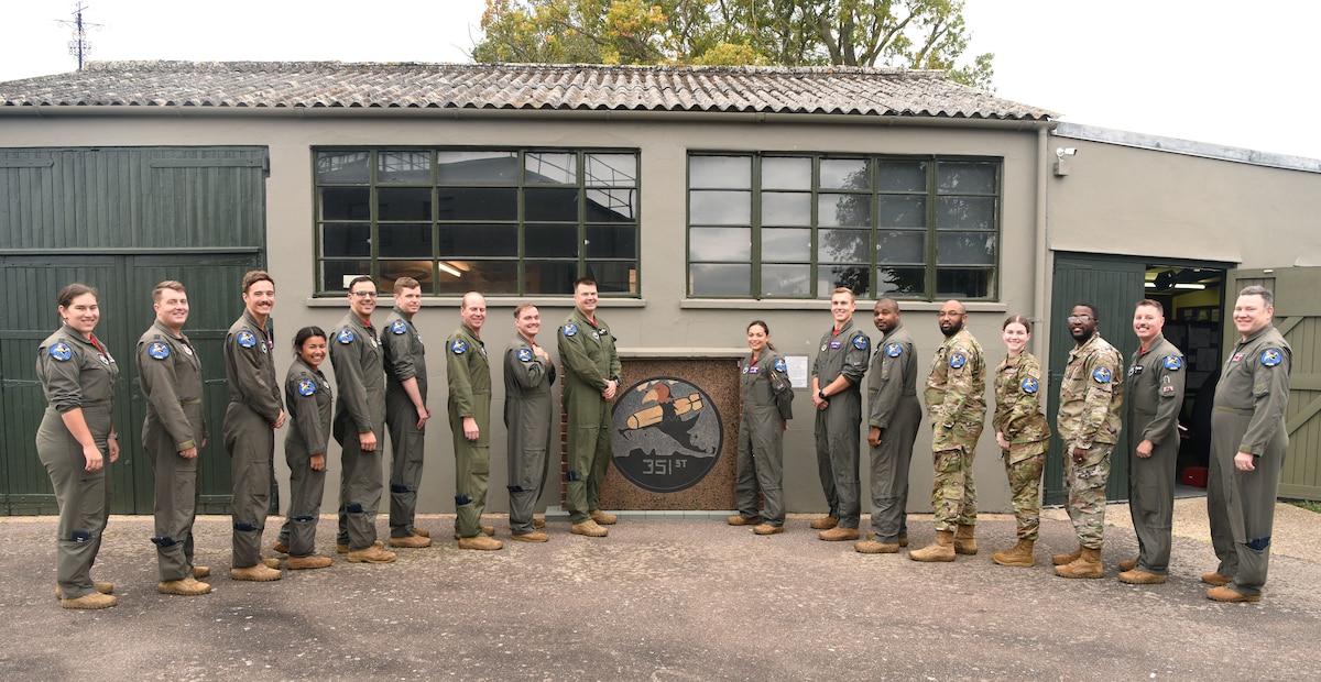 351st ARS highlights heritage with patching ceremony at Thorpe Abbotts ...