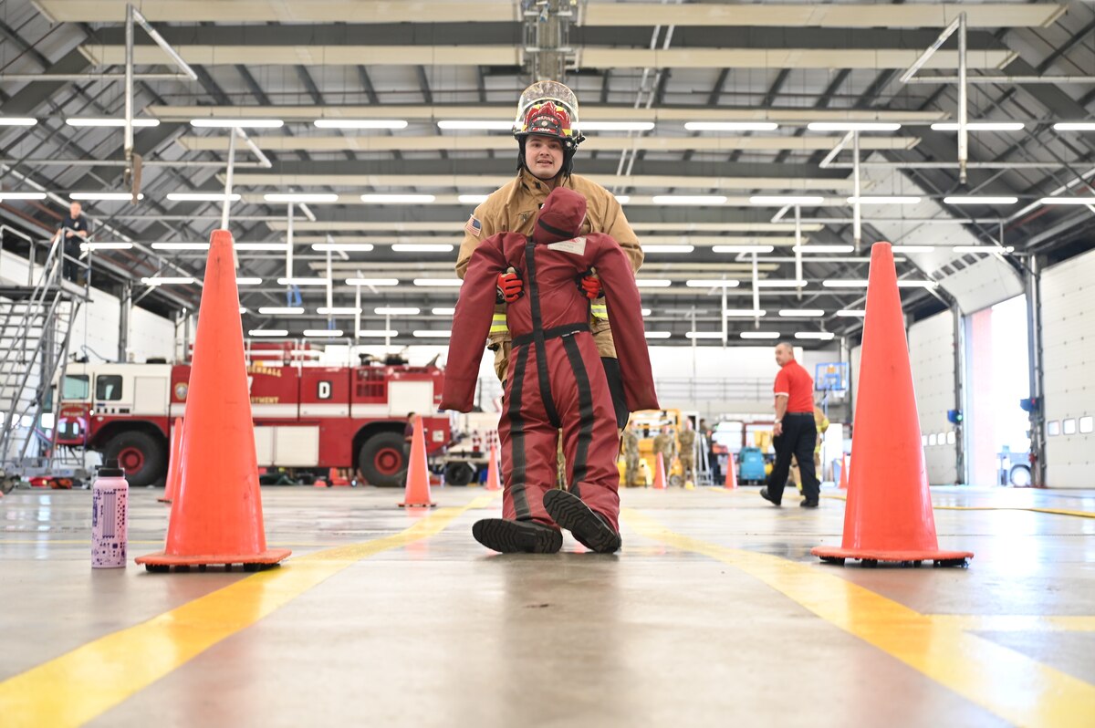 RAF Mildenhall hosts 2022 Fire Muster Challenge for Fire Prevention ...