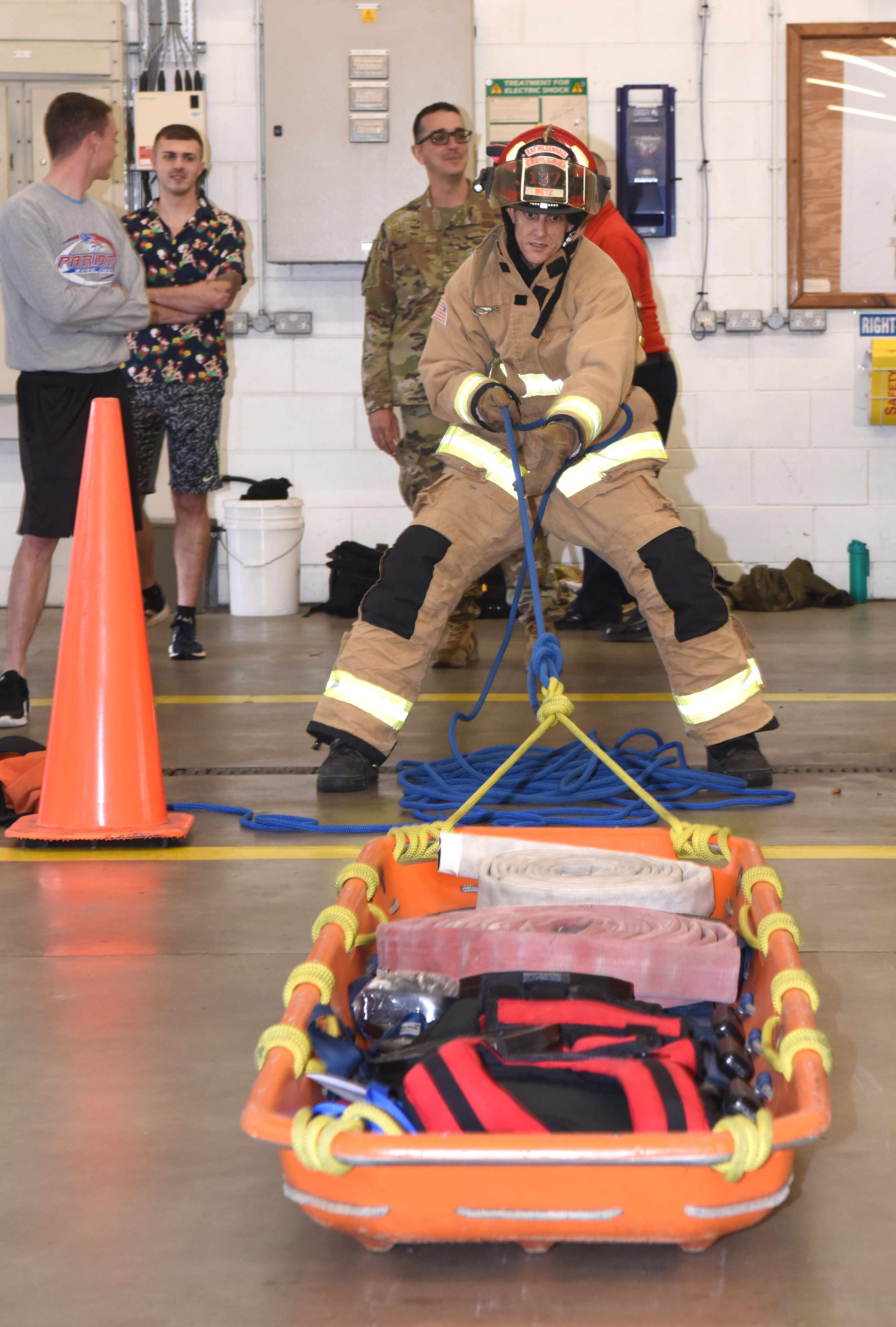 RAF Mildenhall hosts 2022 Fire Muster Challenge for Fire Prevention ...