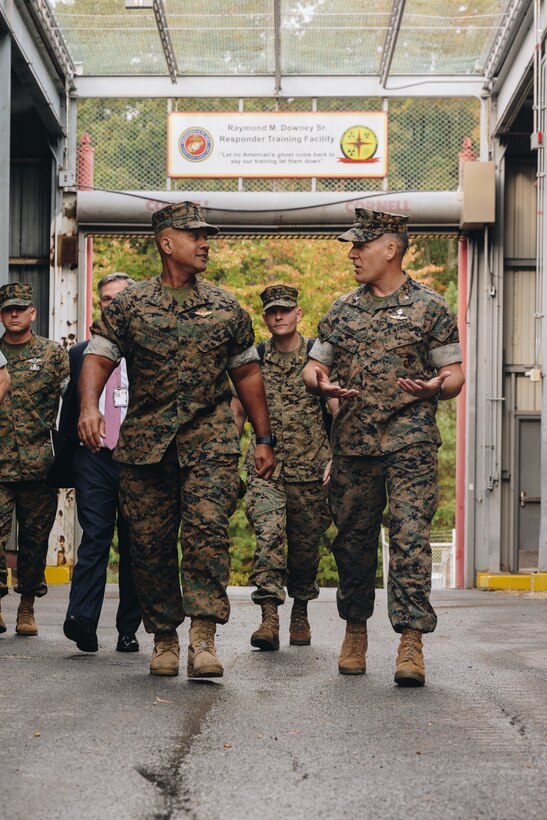 Lt. Gen. Brian W. Cavanaugh CBIRF Visit