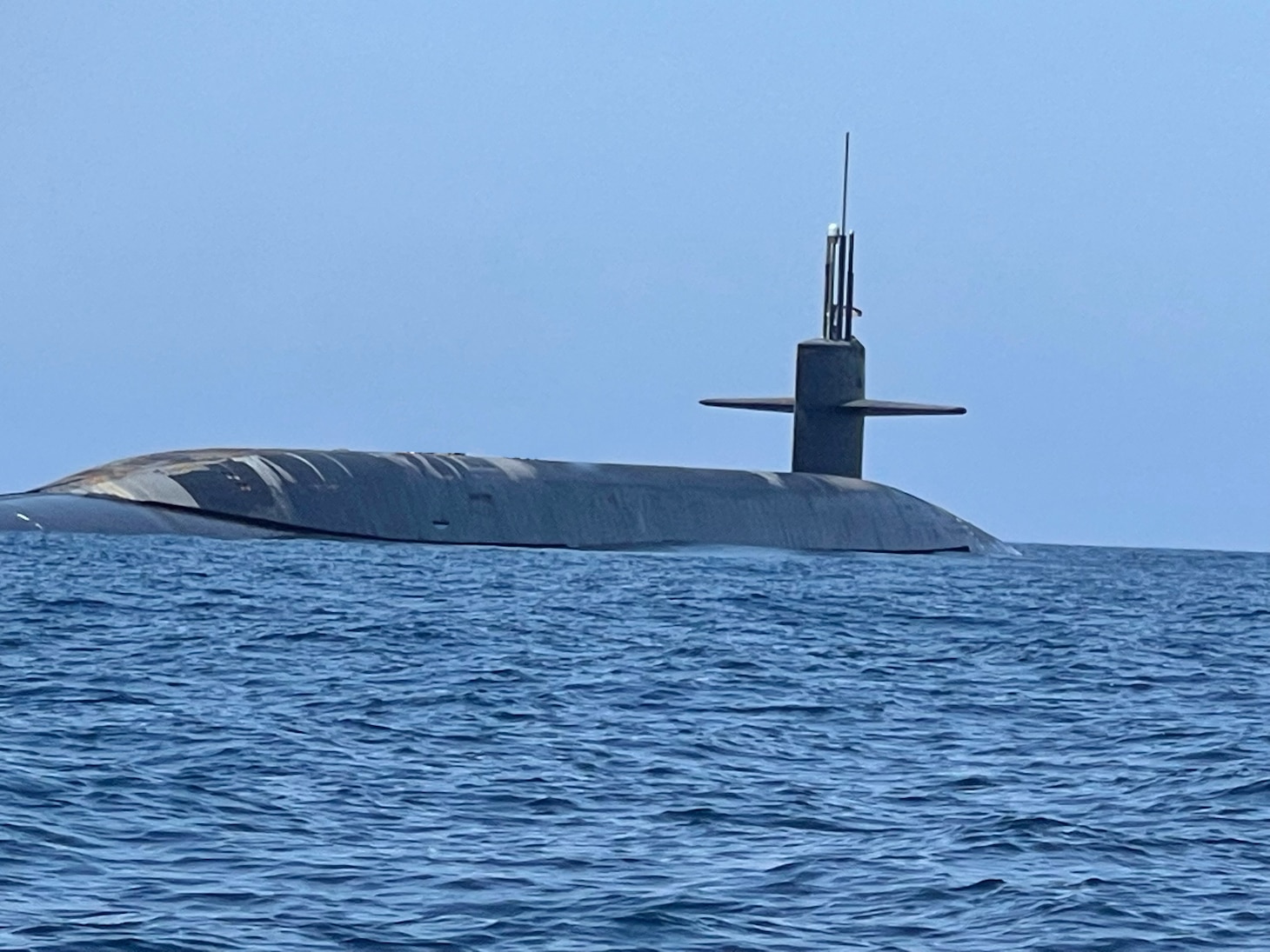 CENTCOM Commander embarks USS West Virginia Ballistic Missile Submarine ...