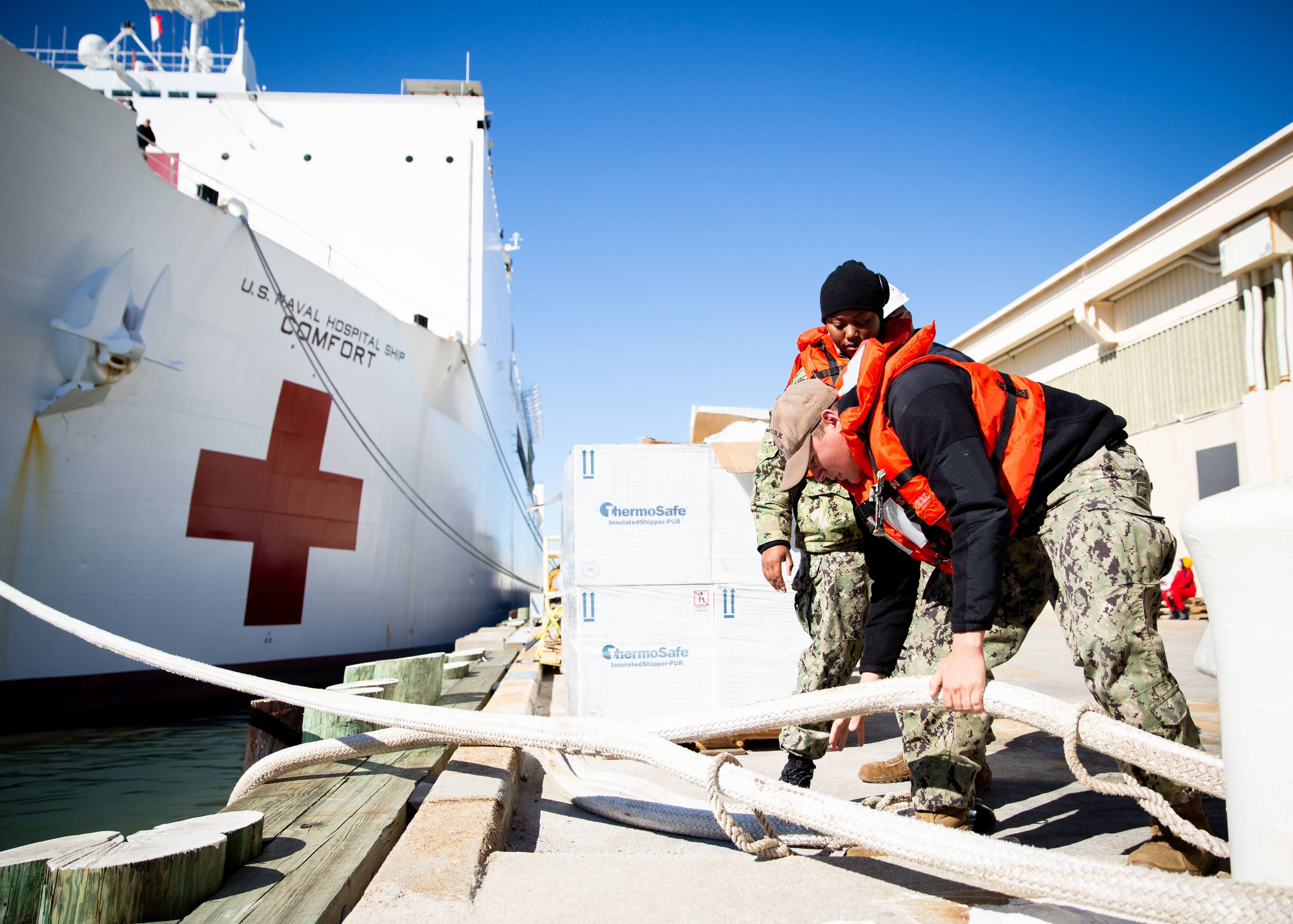 USNS Comfort Departs Norfolk in Support of Continuing Promise 2022 ...