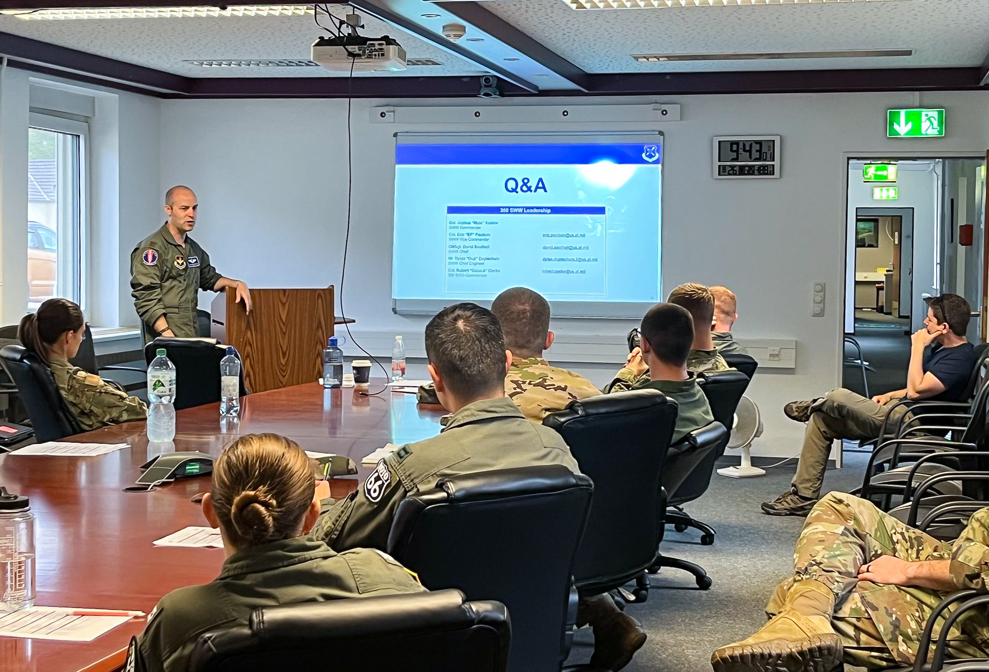 Electromagnetic spectrum operations instructors provide training in ...