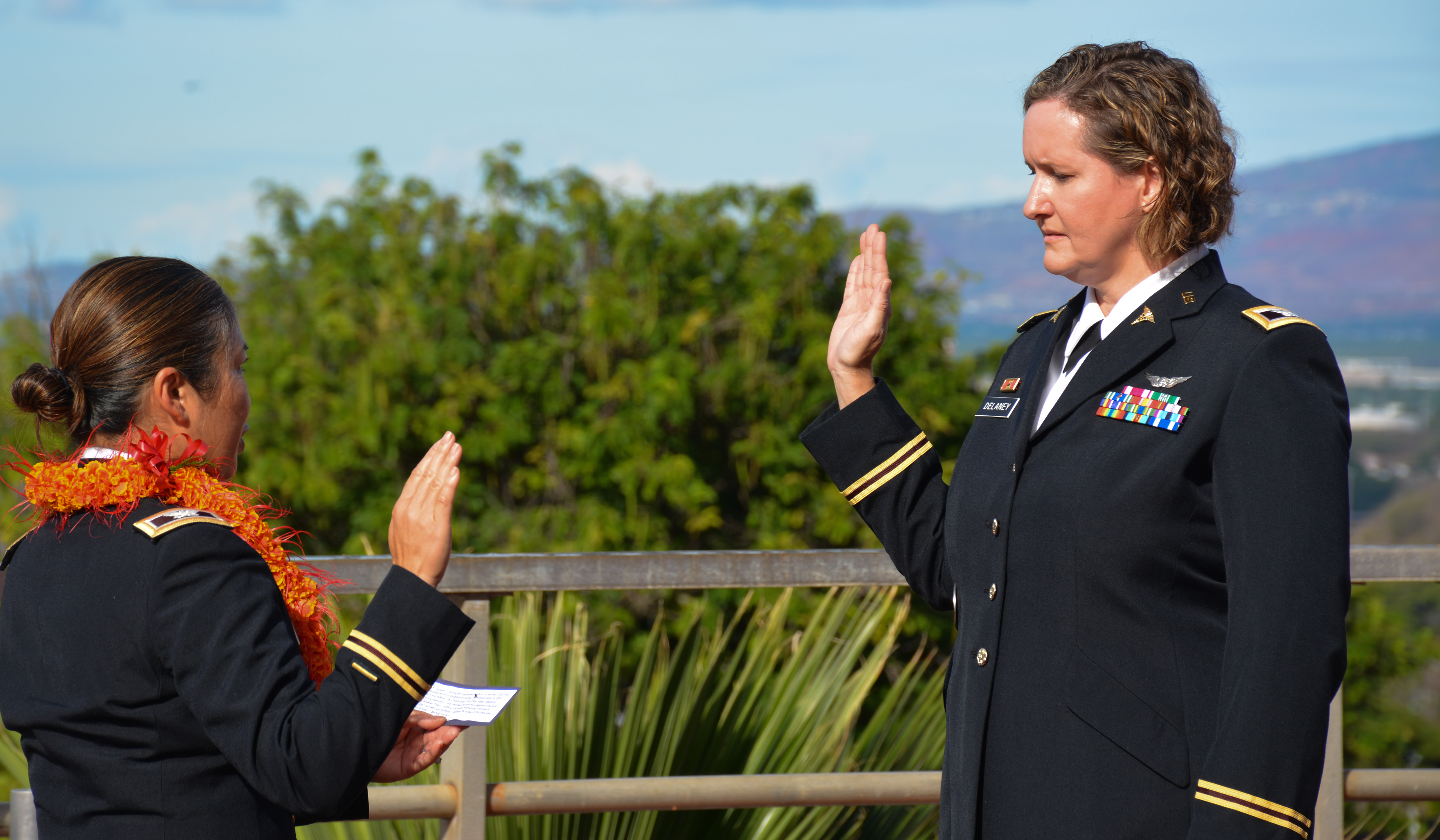 Promotion ceremony for Col. Kara-Marie Delaney > Tripler Army Medical ...