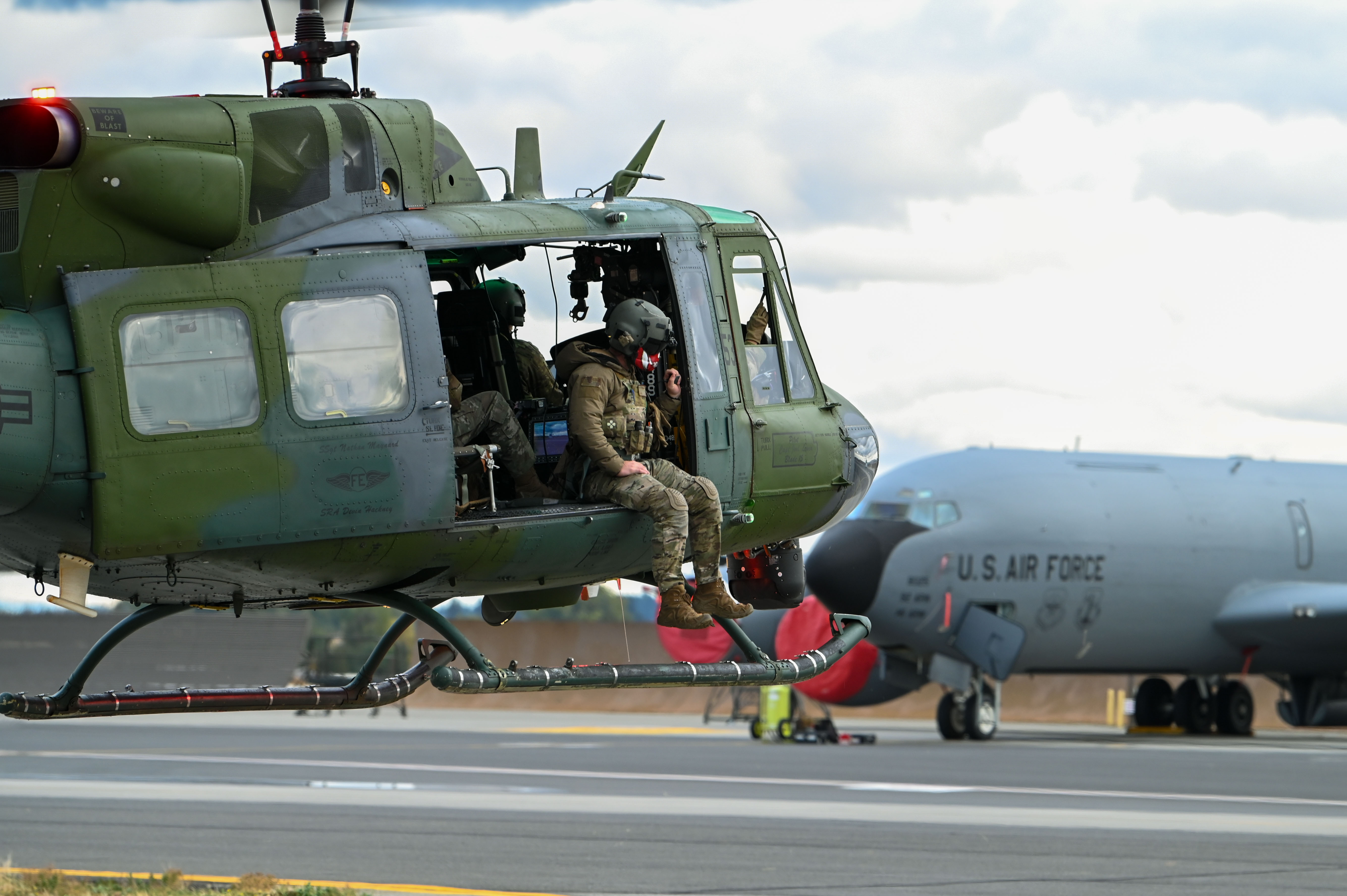 Military Working Dogs participate in UH-1N Huey training > Air Force ...