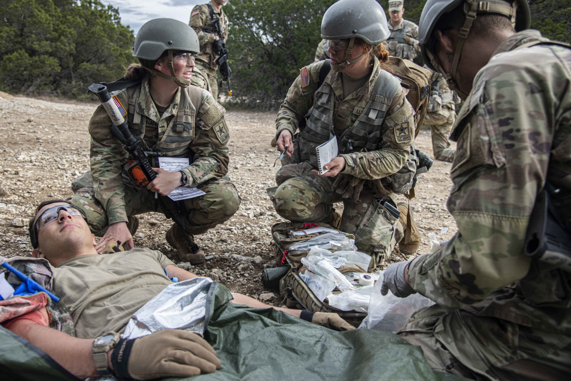 Combat Medic Specialist Training Program students train at JBSA-Camp ...