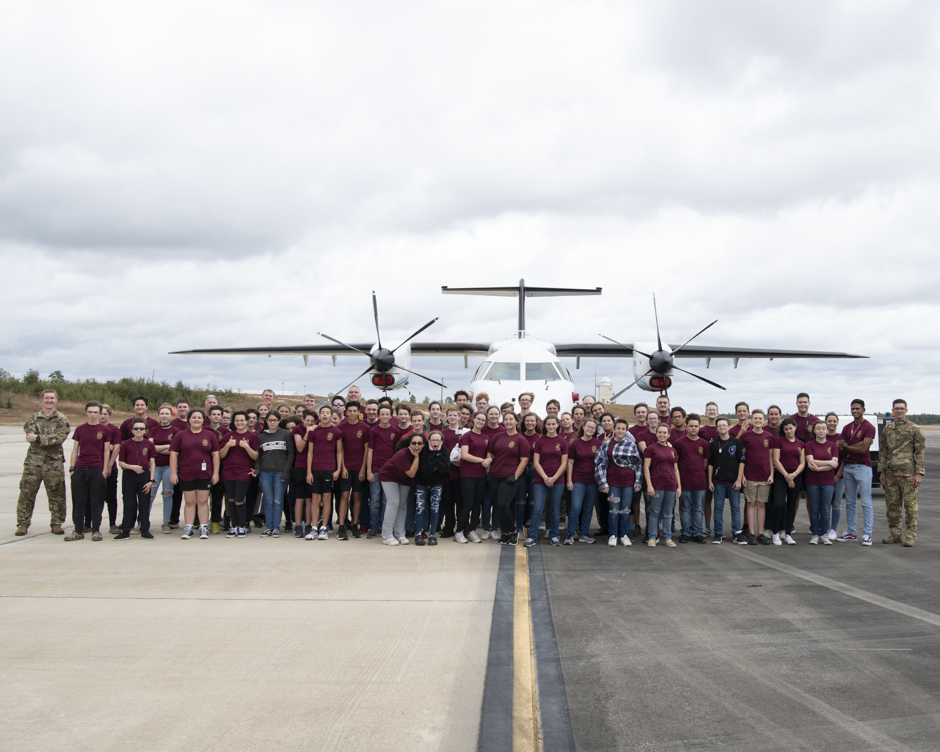JROTC cadets experience C-146A Wolfhound mission firsthand > 492d ...