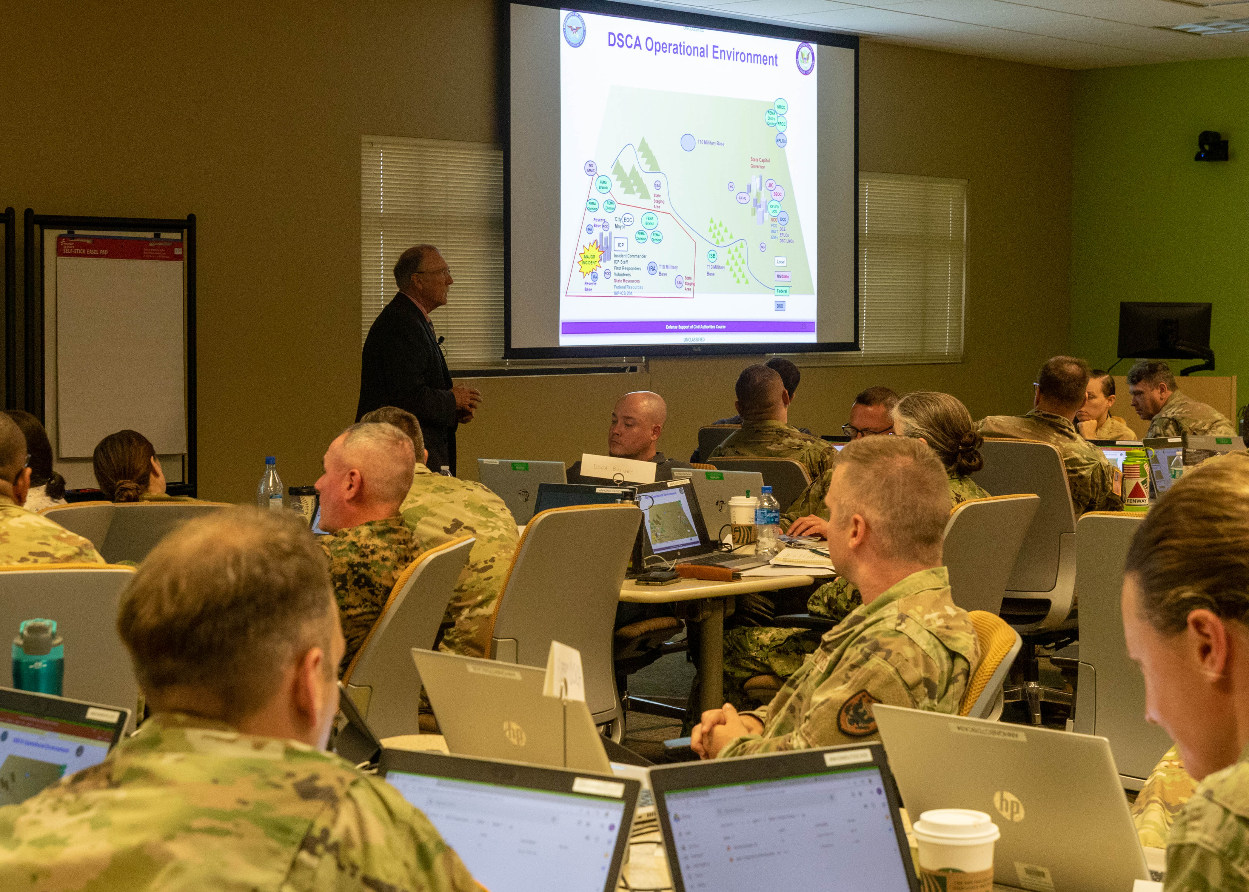 DSCA teaches DOD personnel how they support the state during disaster ...