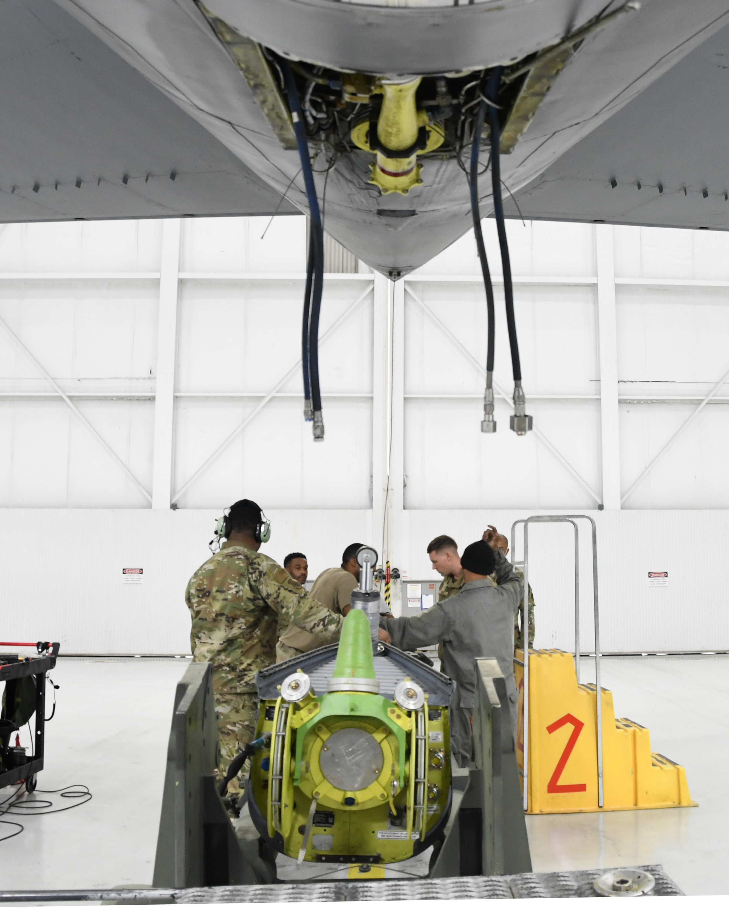The 459th Maintenance Squadron installs new boom in Stratotanker ...