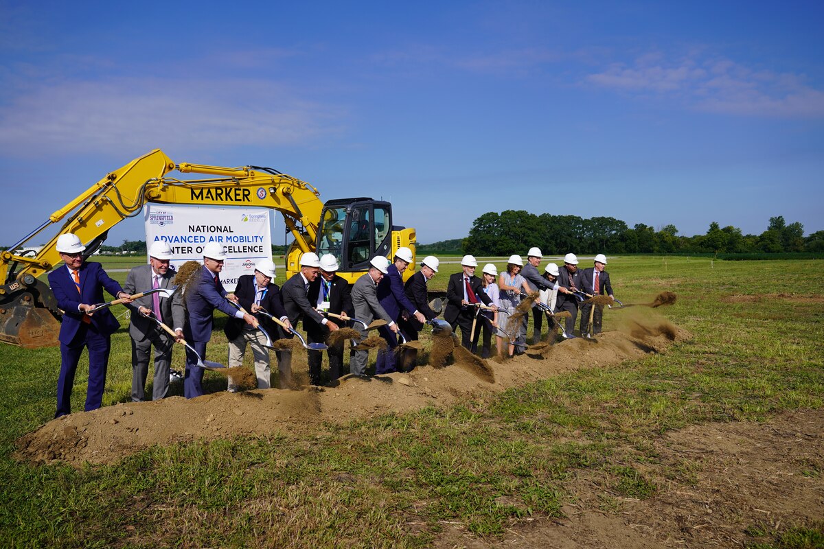 National Advanced Air Mobility Center of Excellence breaks ground in ...
