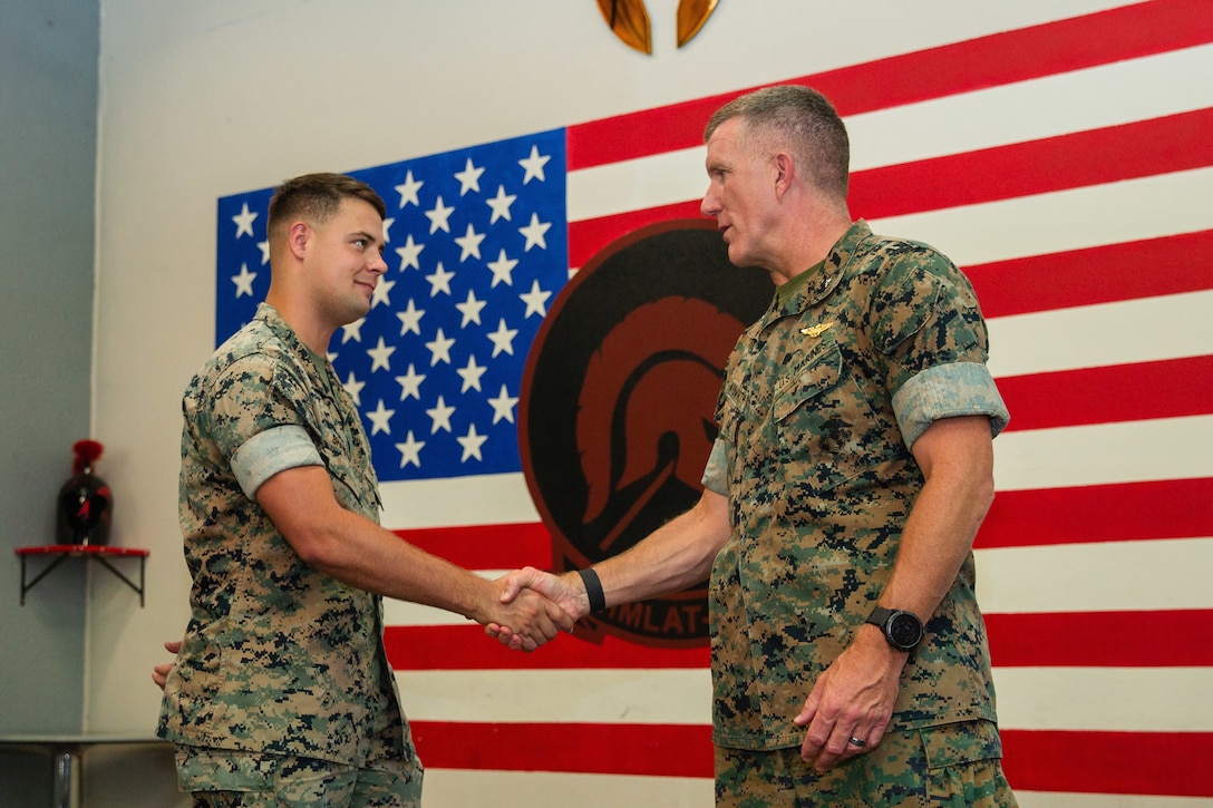 Civilian, Marine receives MCICOM awards on MCAS Camp Pendleton