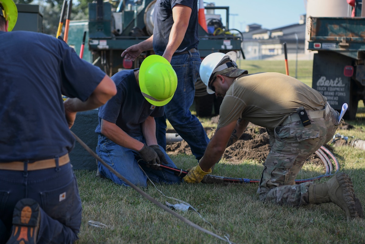 319th CES and Nodak Electric Cooperative Improve Mission Infrastructure ...