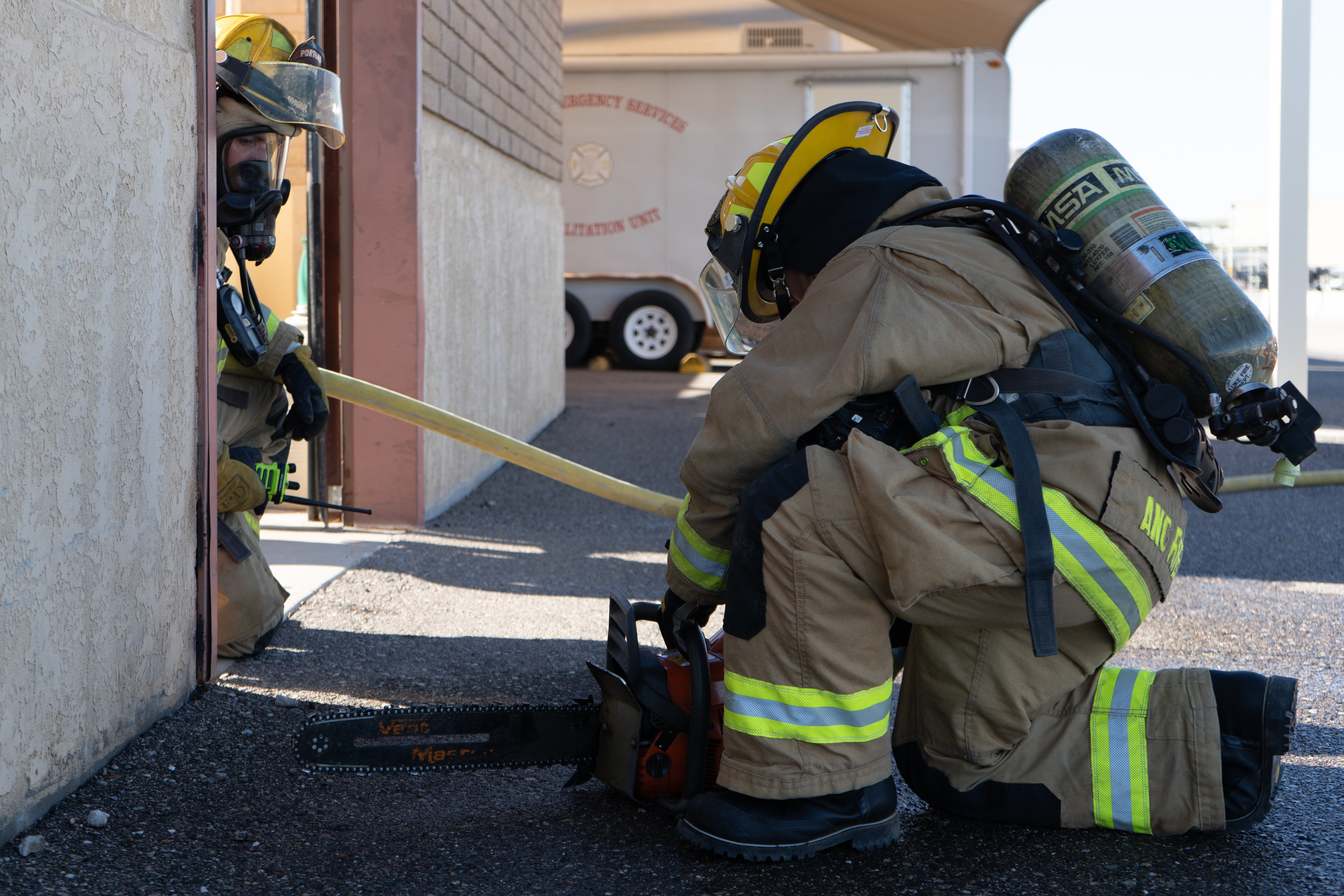 Firefighters gain critical skills in Arizona > 142nd Wing > Article Display