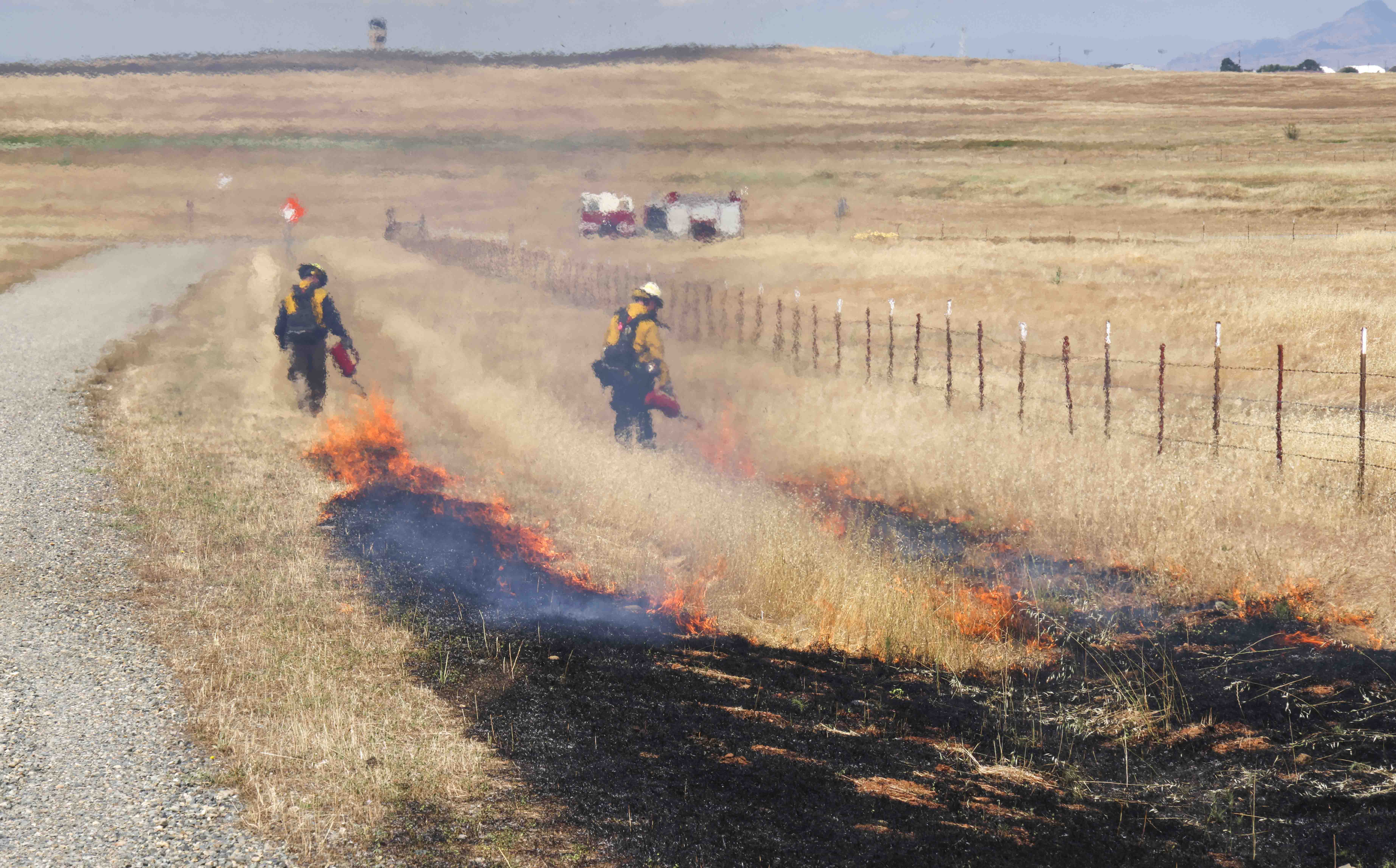Wildland Firefighters Create Fires to Prevent Fires > Beale Air Force ...