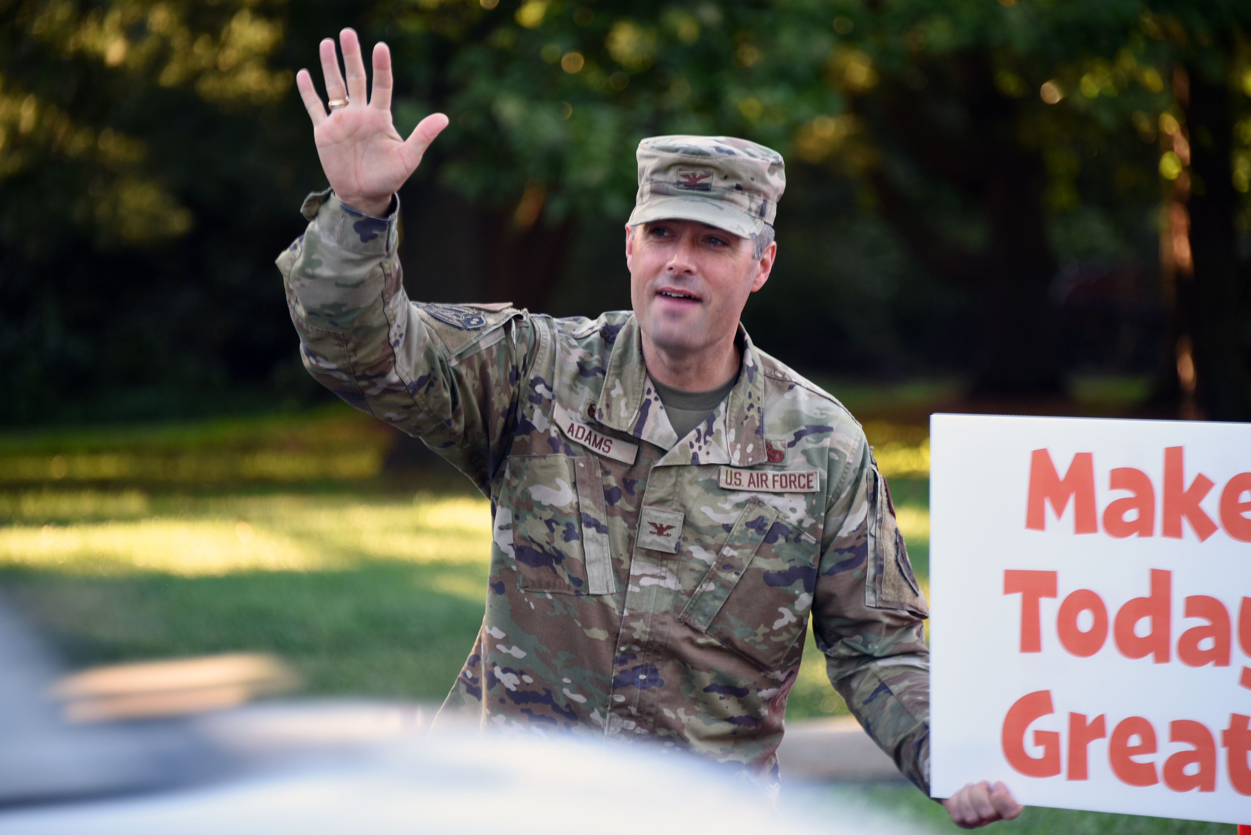 Joint Base MDL leadership promote suicide prevention awareness one sign ...