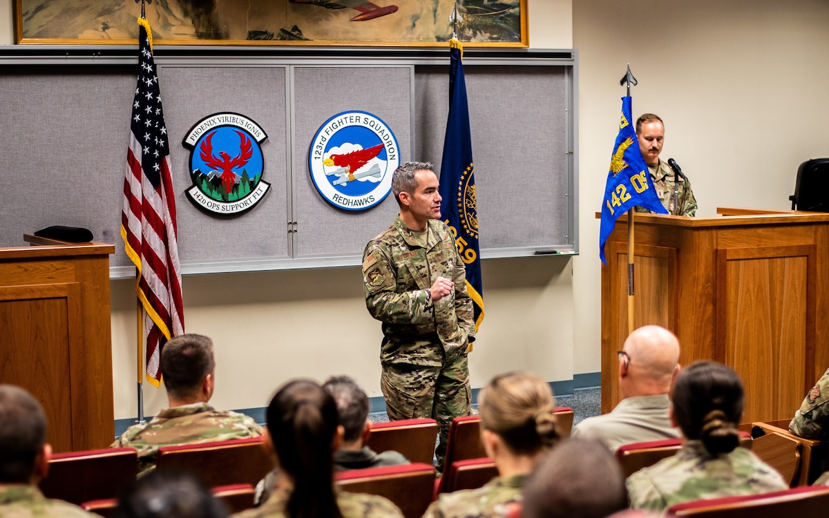 142nd Operations Support Flight redesignates as a Squadron > 142nd Wing ...