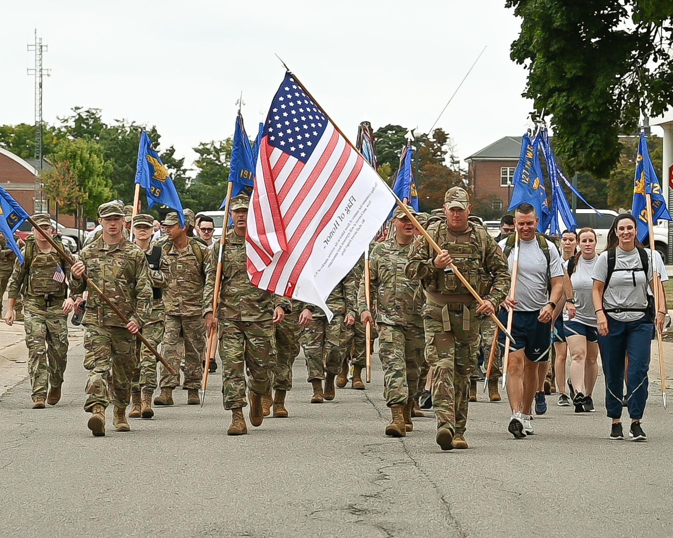 First sergeants honor 9/11, lead march > 127th Wing > Article Display