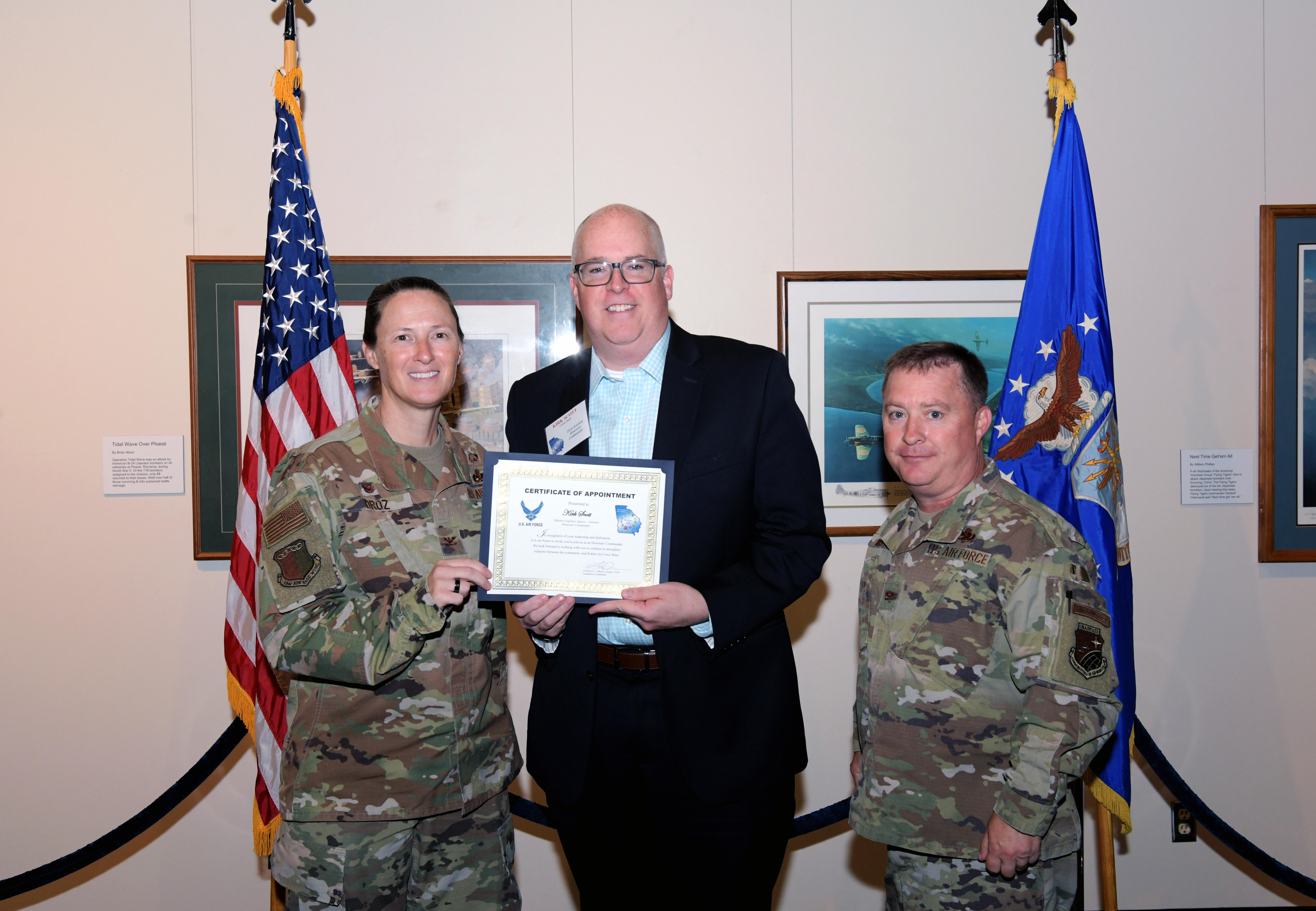 Community leaders inducted as honorary commanders > Robins Air Force ...