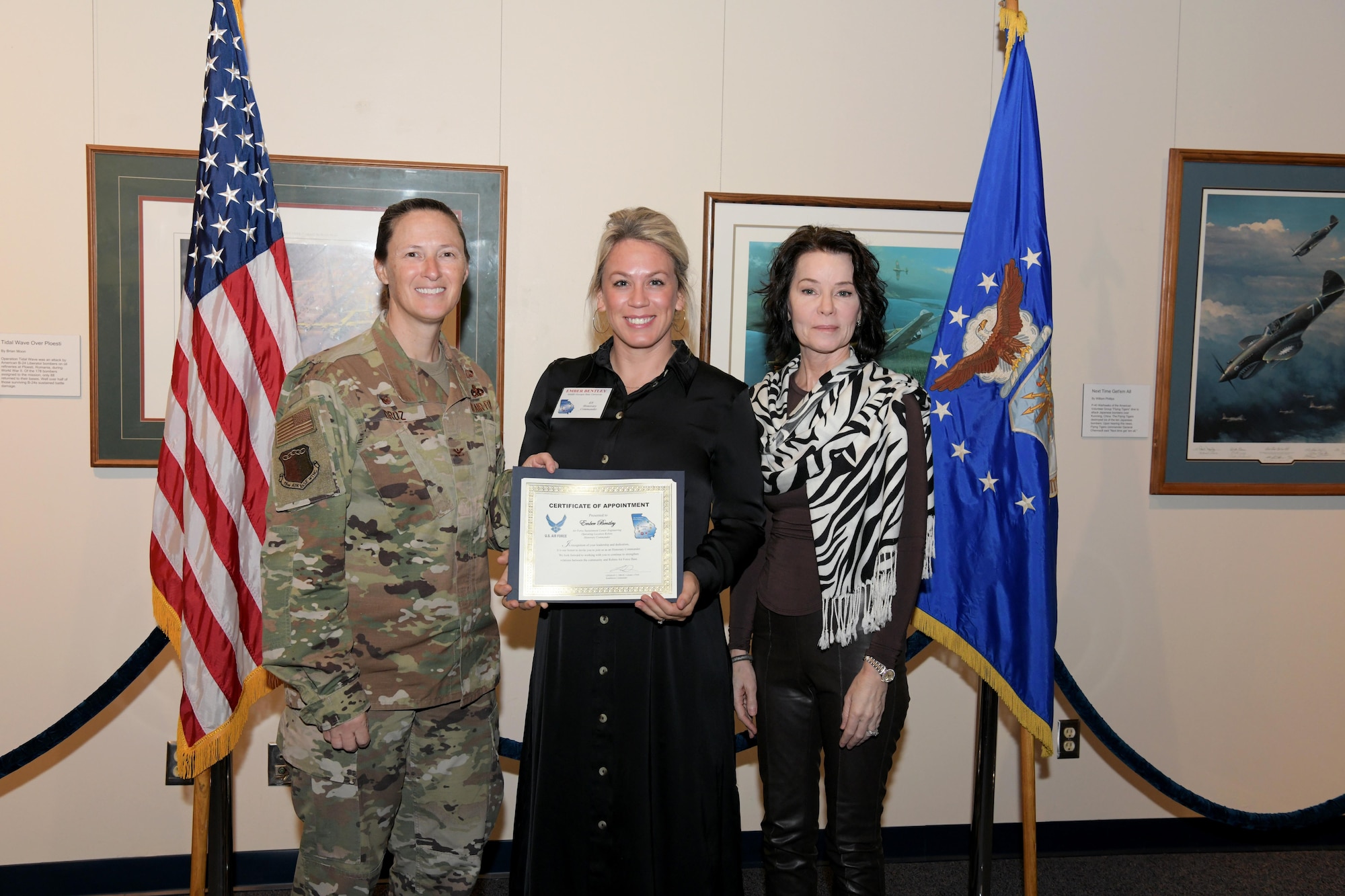 Community leaders inducted as honorary commanders > Robins Air Force ...