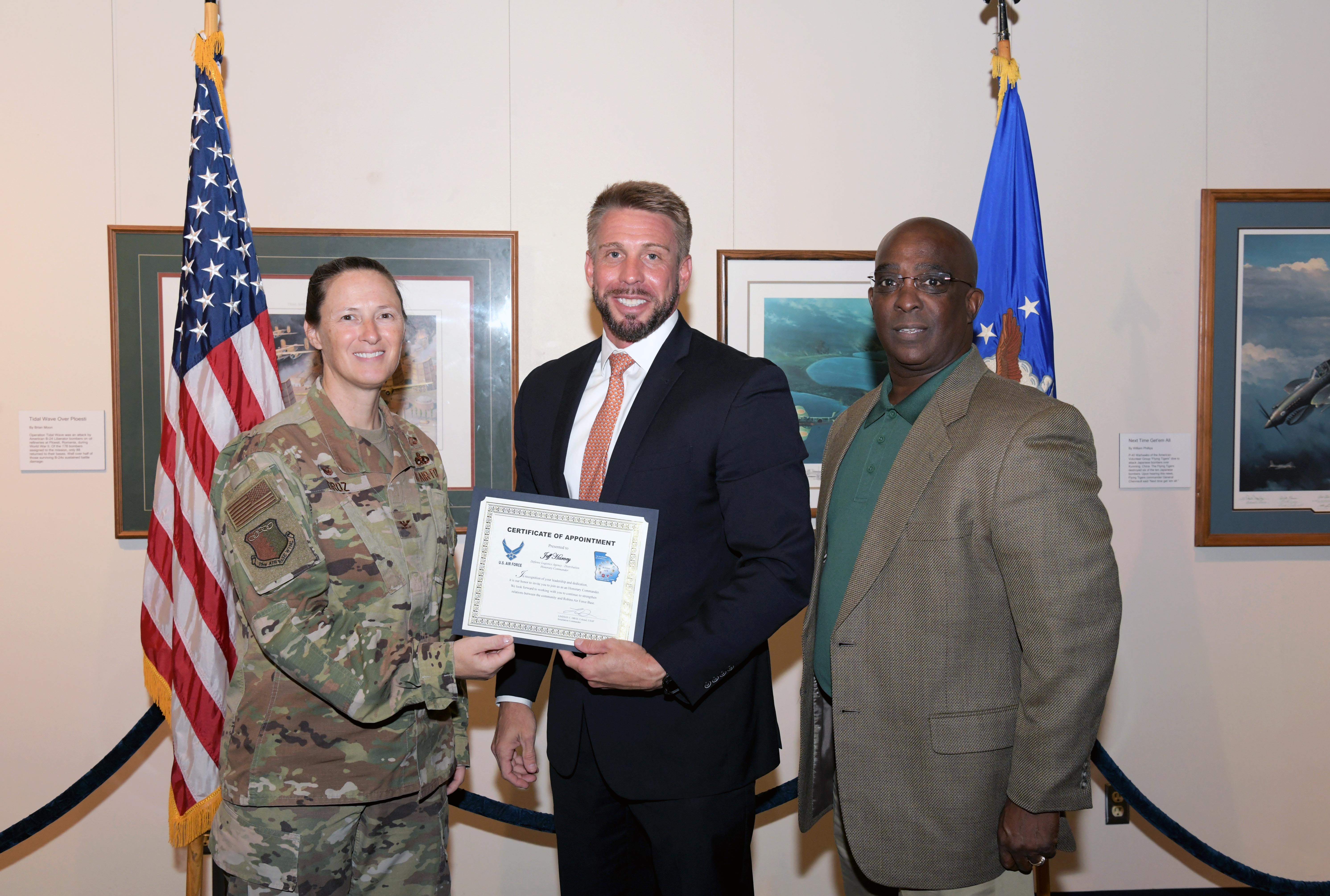 Community leaders inducted as honorary commanders > Air Force Life ...