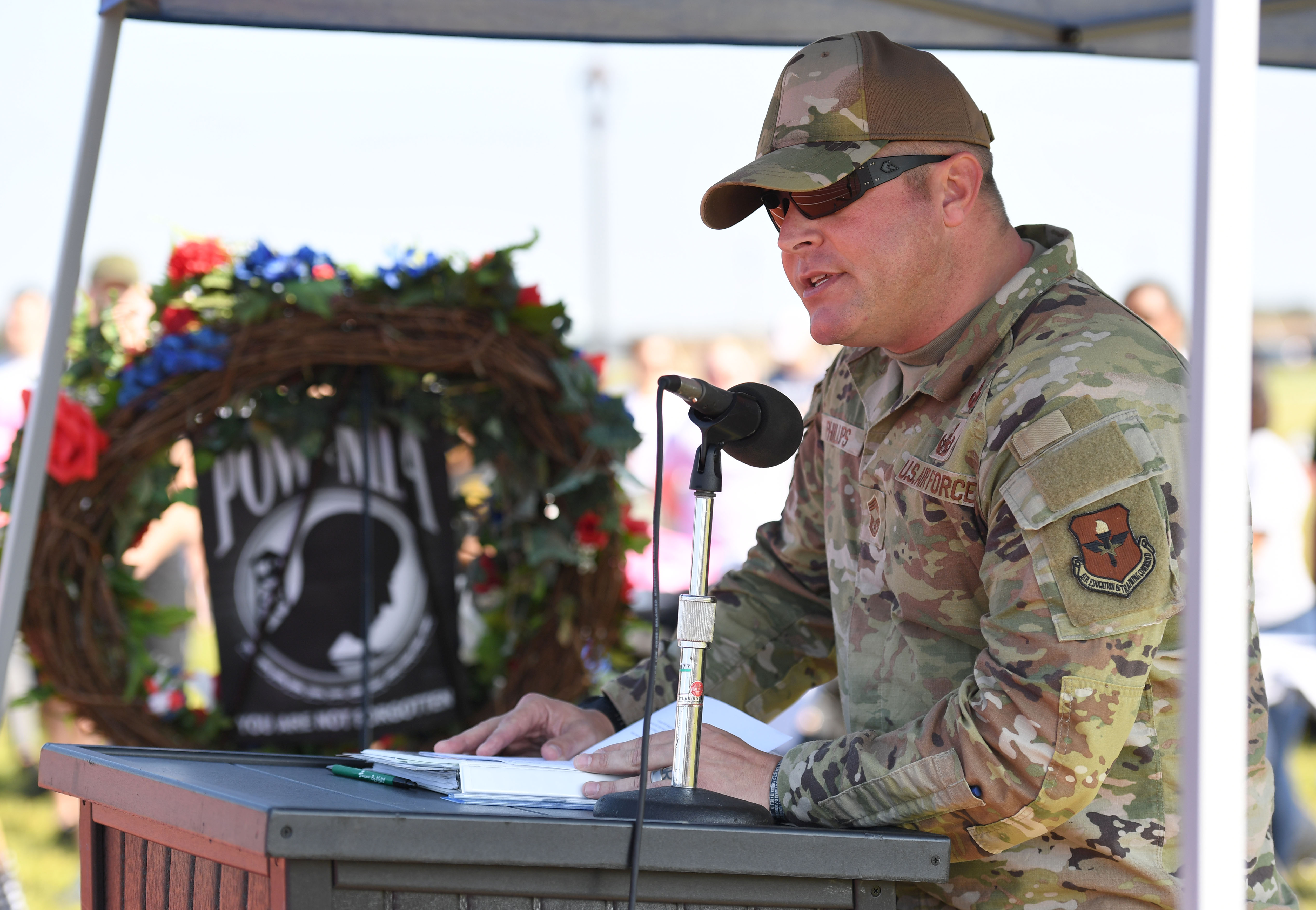 Keesler | AFSA Chapter 652 hosts POW/MIA run and vigil > Air Education and Training Command ...