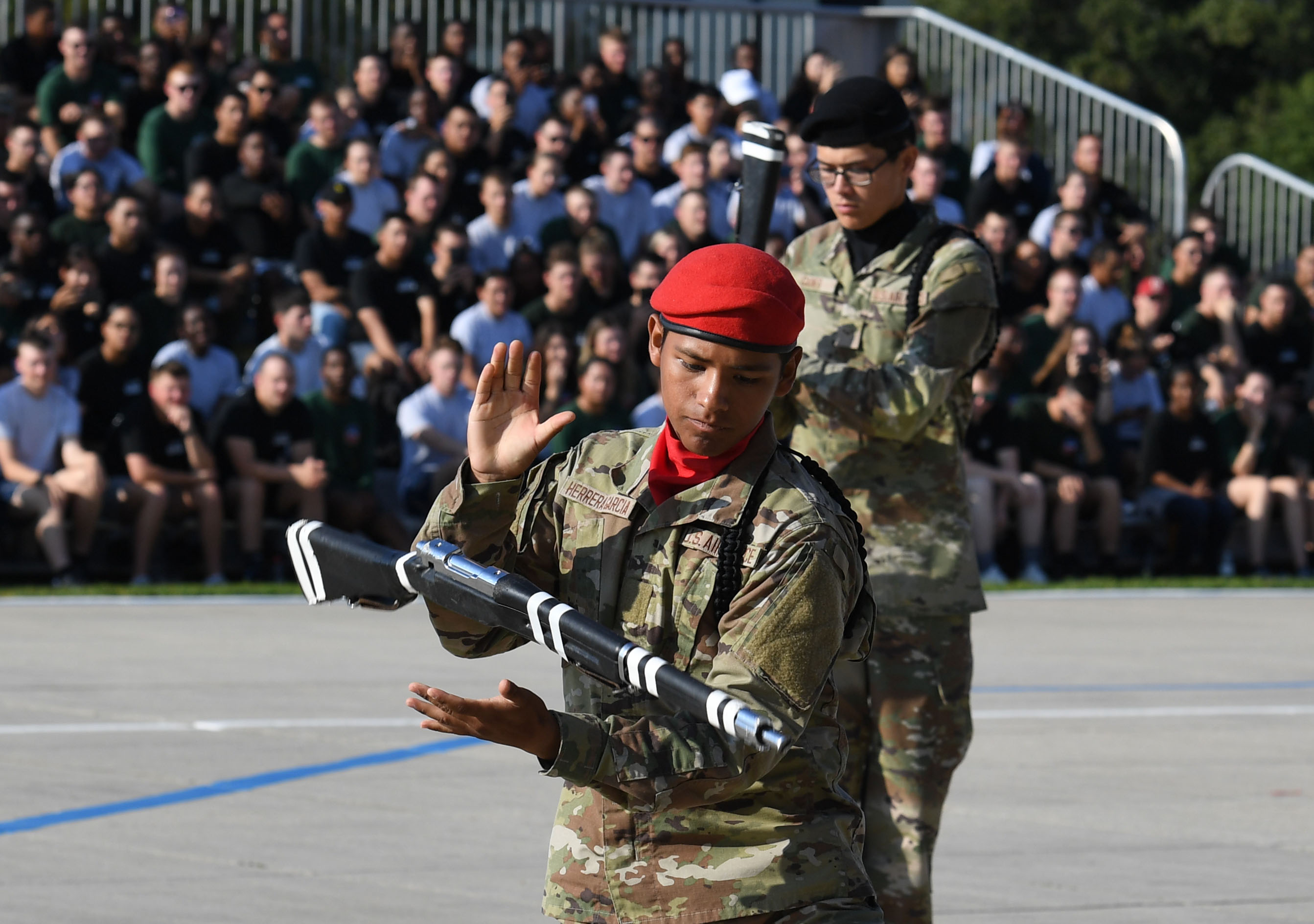 Keesler | 81st TRG Airmen, Marines showcase drill routines > Air ...