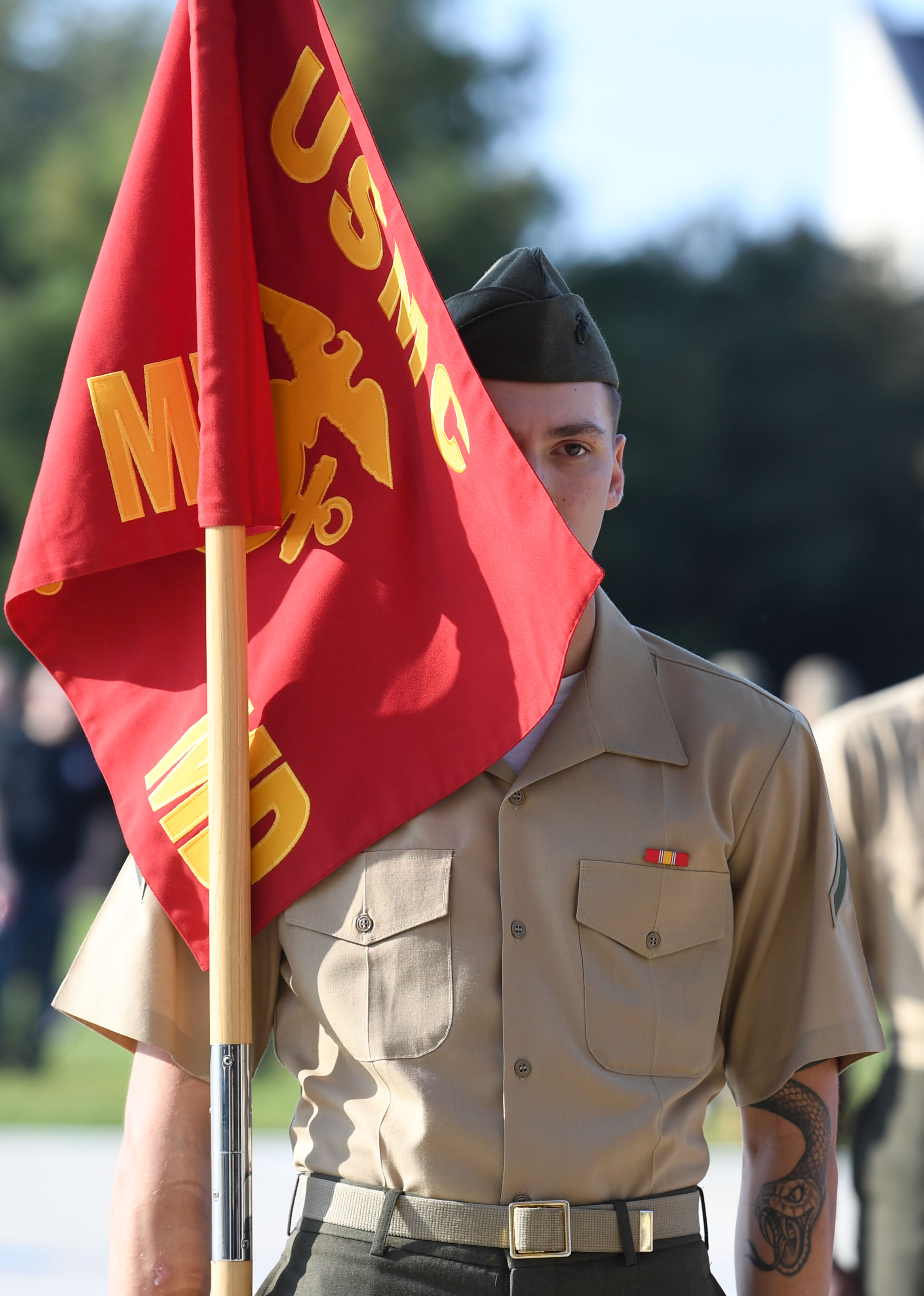 Keesler | 81st TRG Airmen, Marines showcase drill routines > Air ...