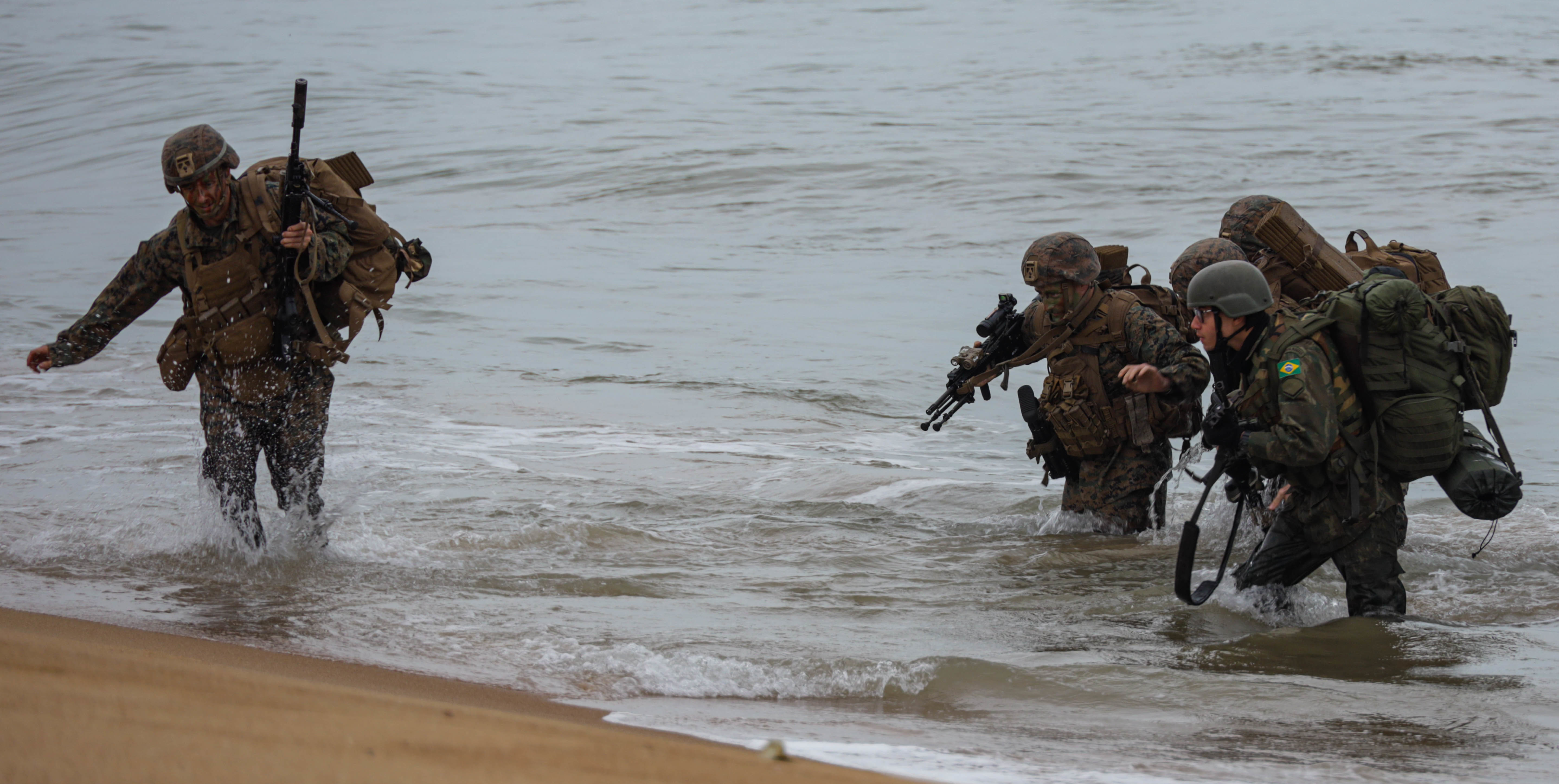 UNITAS 2022: U.S. Marines Participate in Amphibious Landing with Partner Nations