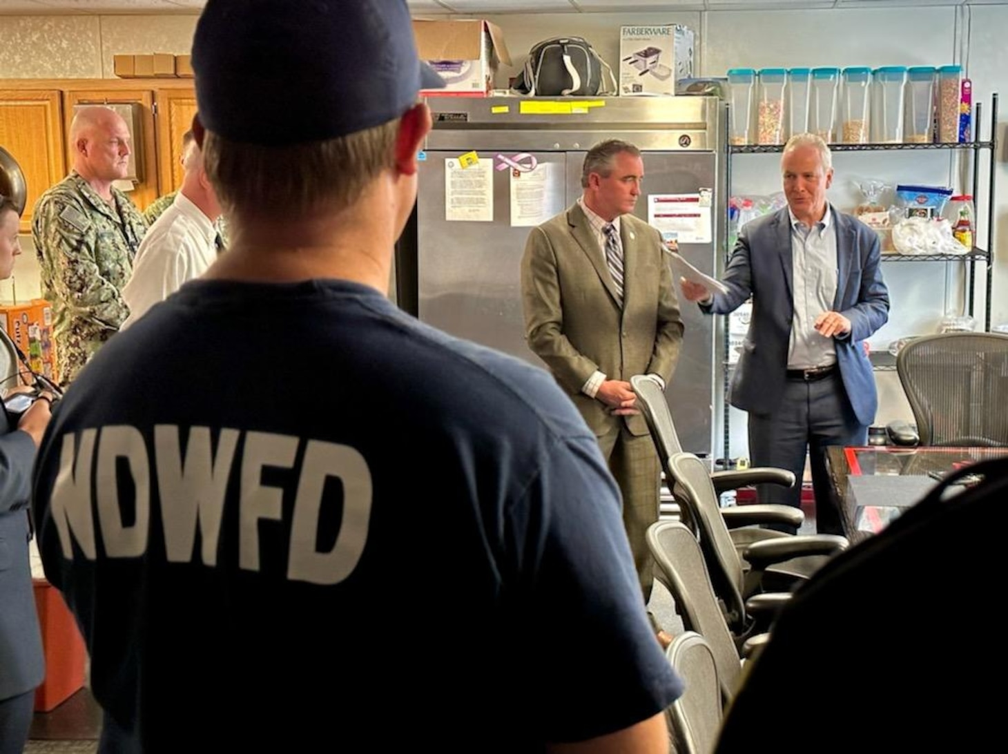 Naval Support Activity Bethesda Hosts Community Leaders for Update on Fire Station > Commandant ...