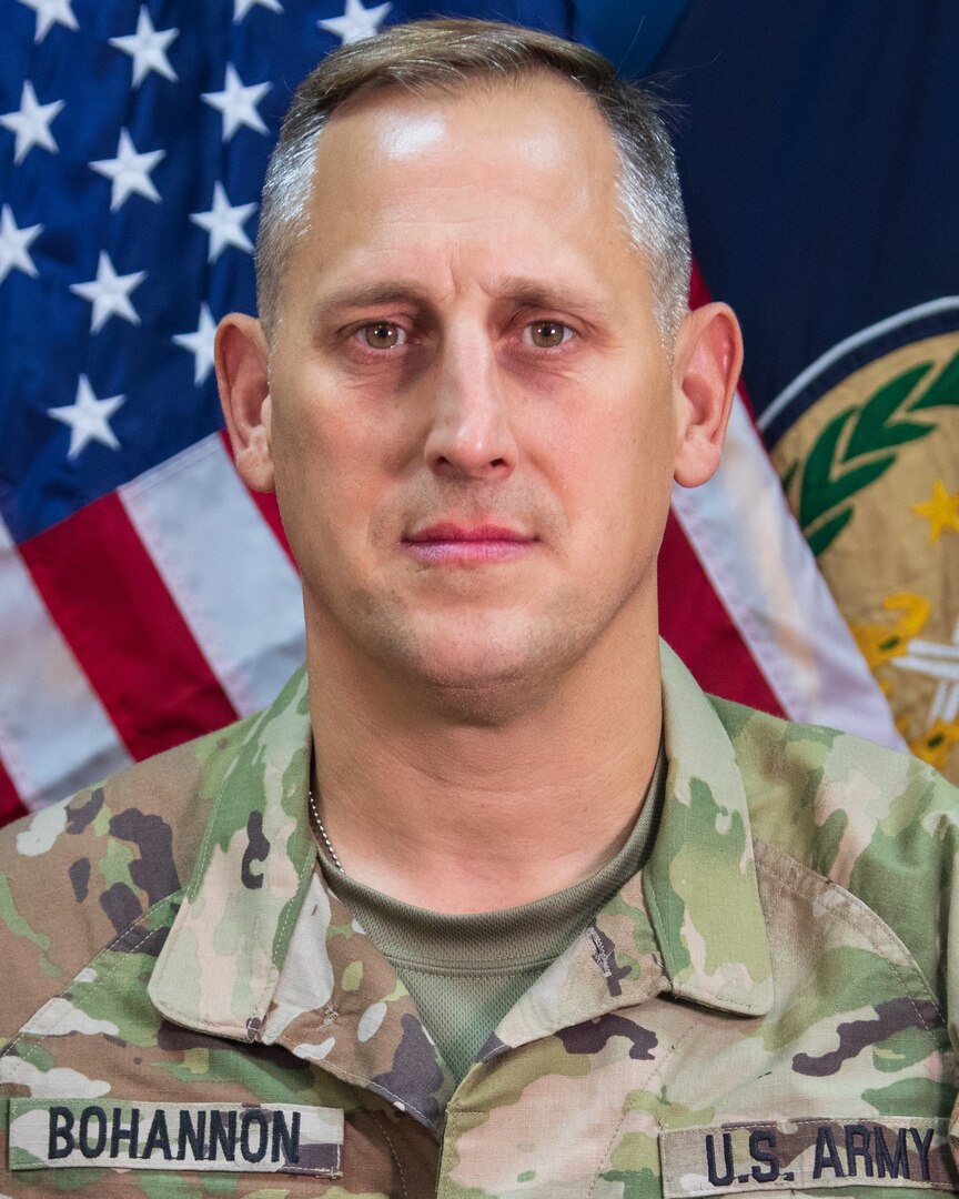 Command Sgt. Maj. Eric Bohannon > Operation Inherent Resolve > BioDisplay