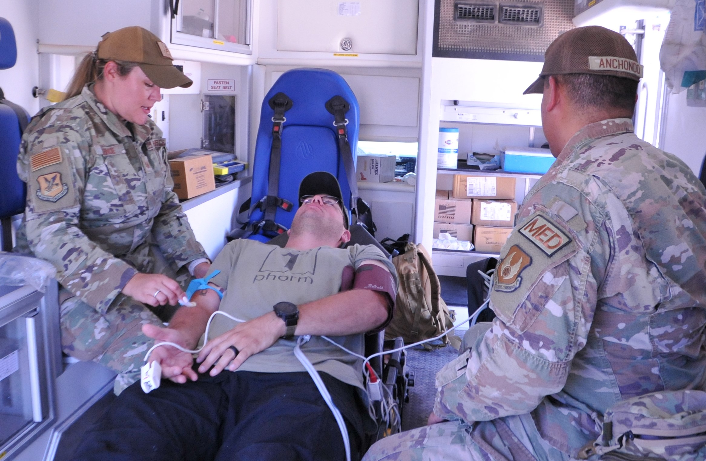 Embedded AF medics enhance security forces readiness training > Air ...
