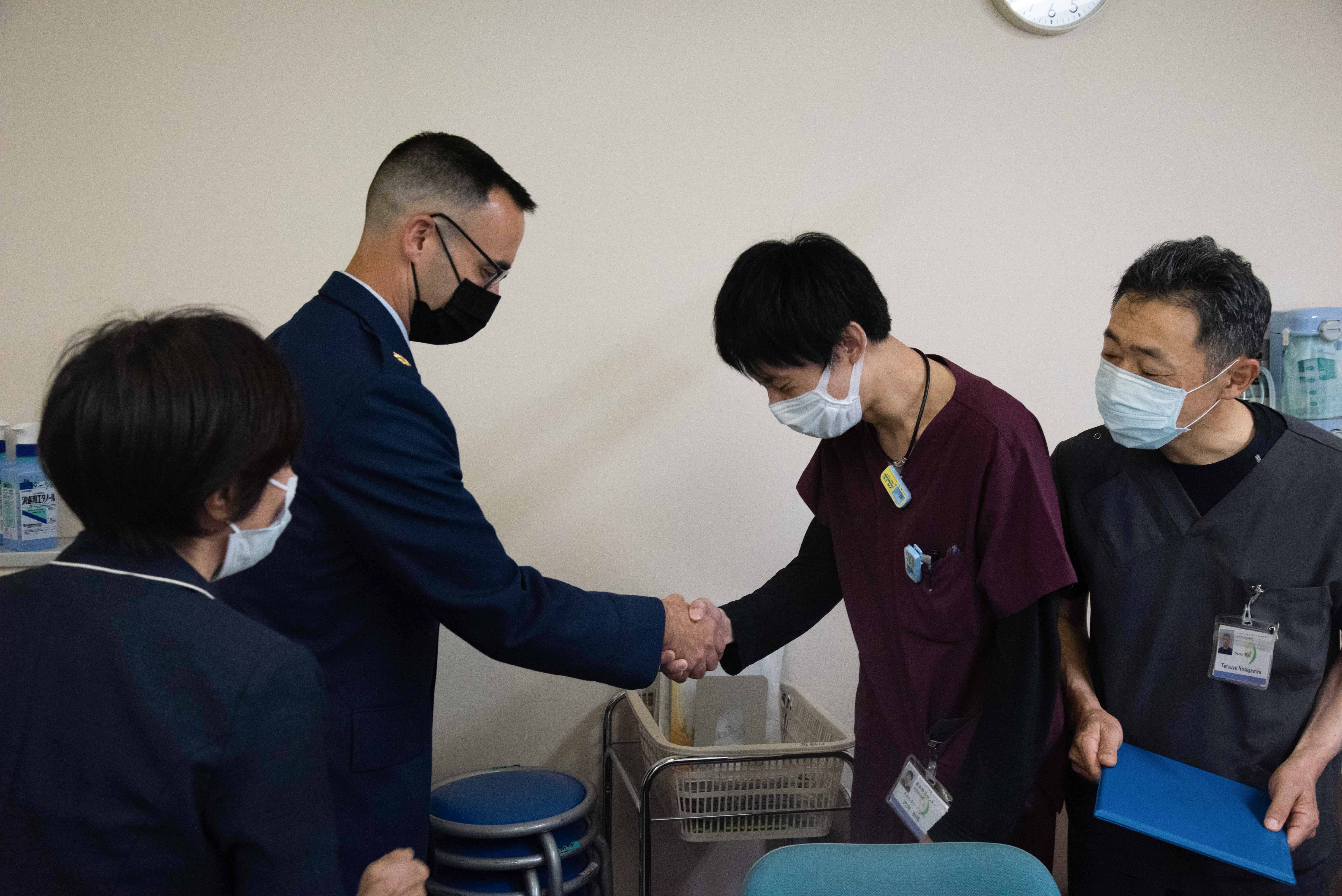 Misawa Air Base thanks Hachinohe Hospital for saving Airman’s life ...