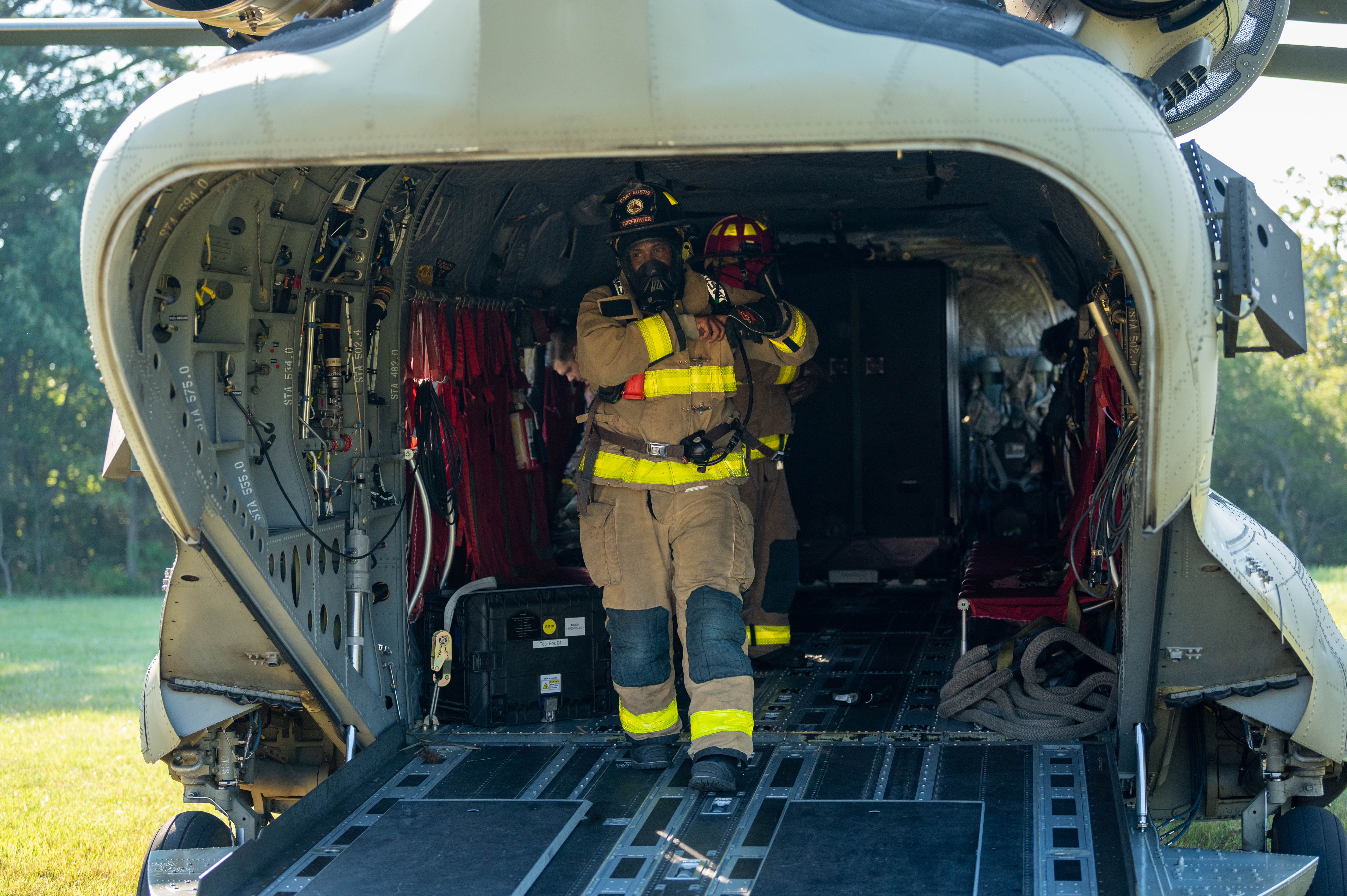 Helicopter Crash Fire Fighting