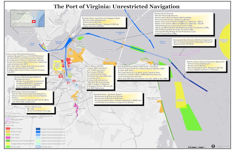 Norfolk Harbor deepening project advances with critical contract award > Norfolk District ...