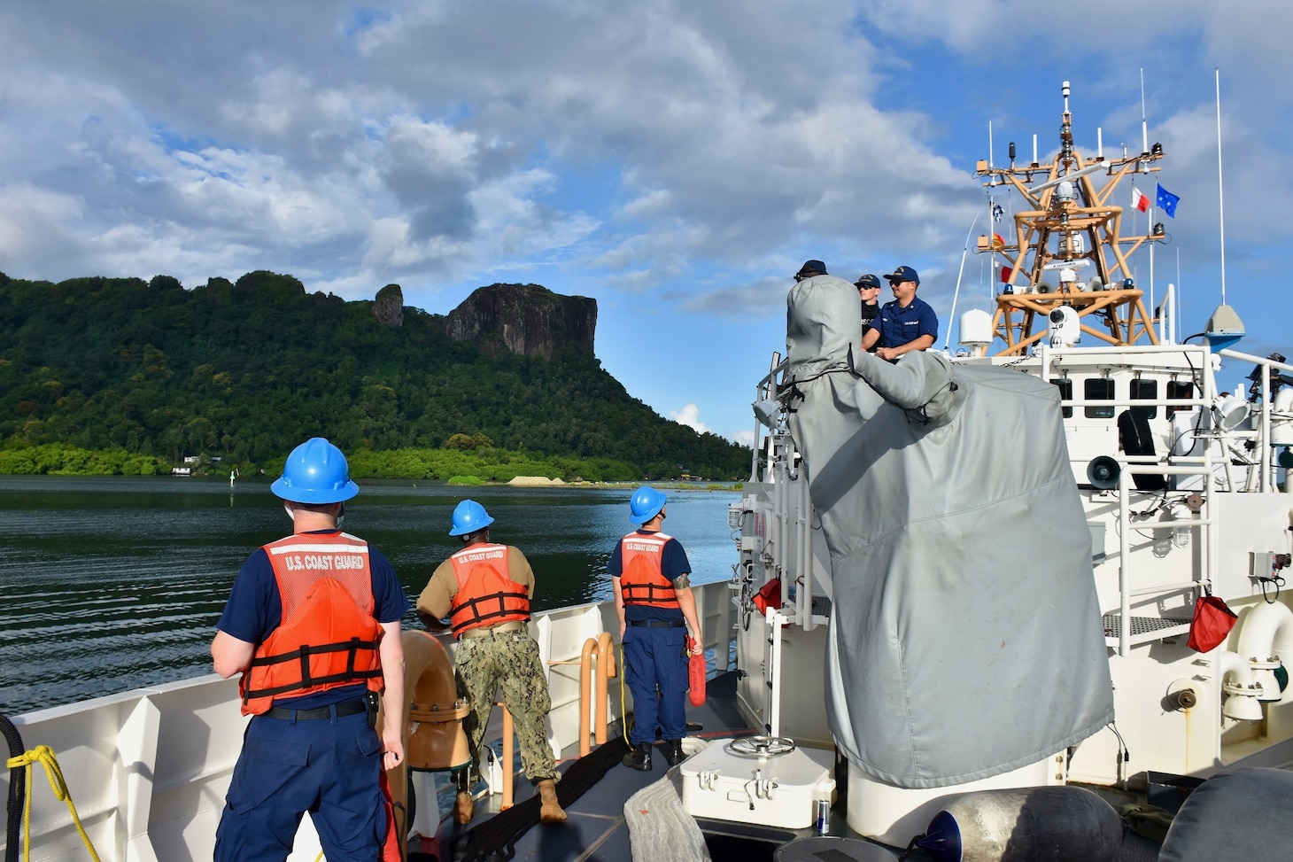 U.S. Coast Guard Conducts Port Visit in Federated States of Micronesia ...